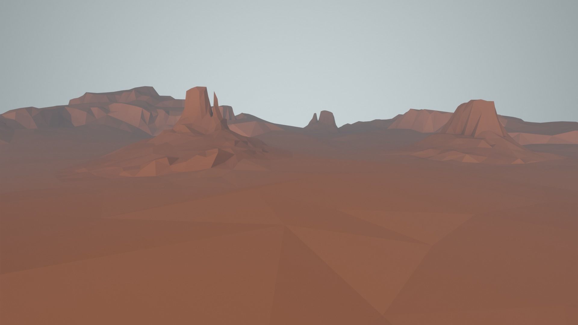 3D model Arizona Desert Lowpoly VR / AR / low-poly | CGTrader