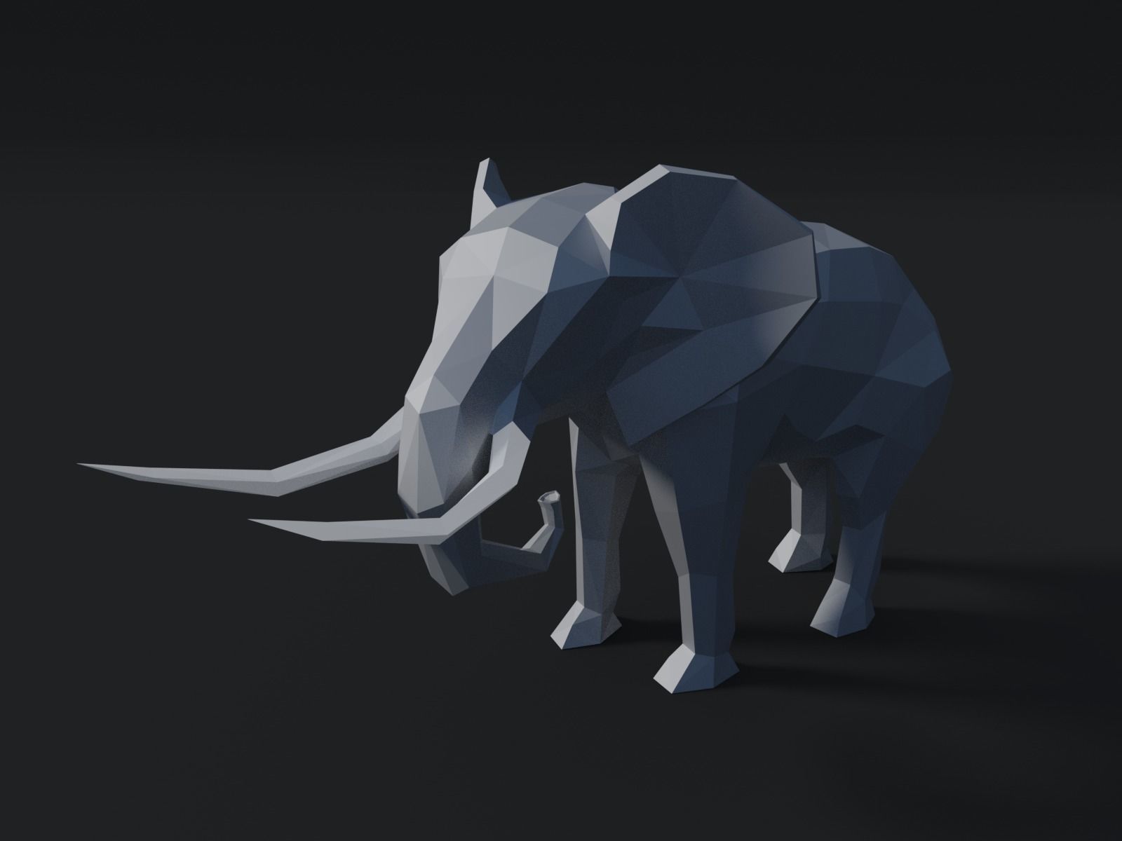 3D model Low-poly Elephant VR / AR / low-poly | CGTrader