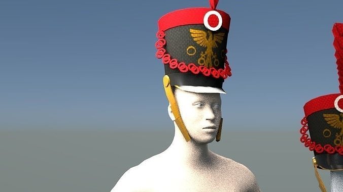 Shako 1800 version 2 3D model | CGTrader