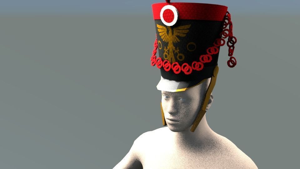 Shako 1800 version 2 3D model | CGTrader