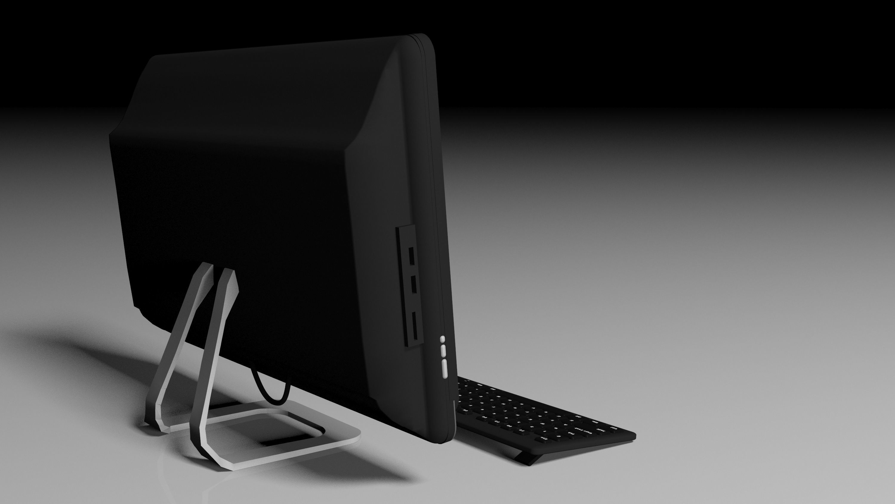 Monoblock computer 3D model | CGTrader