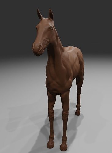 Horse model 3D model 3D printable | CGTrader