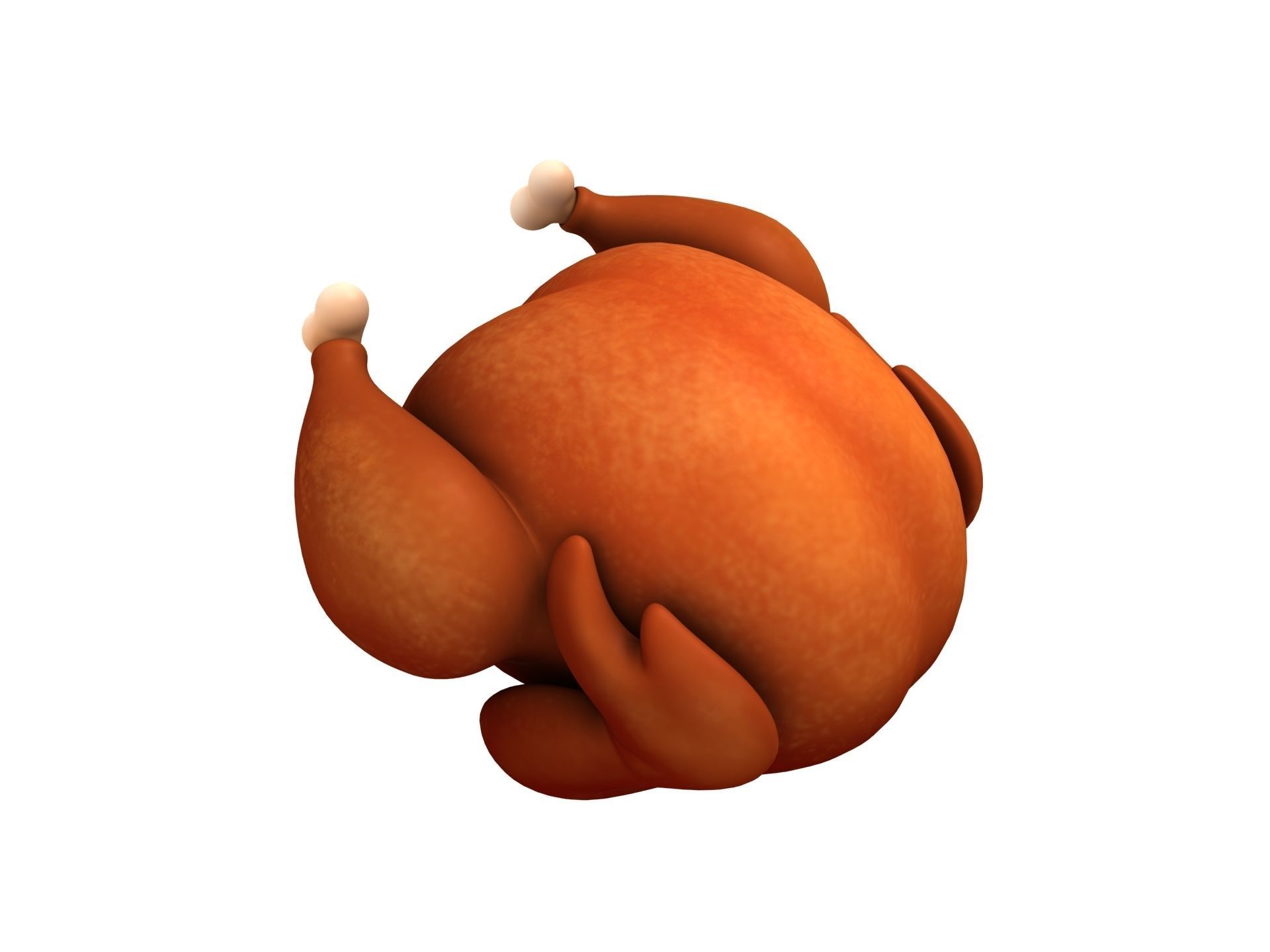 Roasted Chicken 3D model | CGTrader