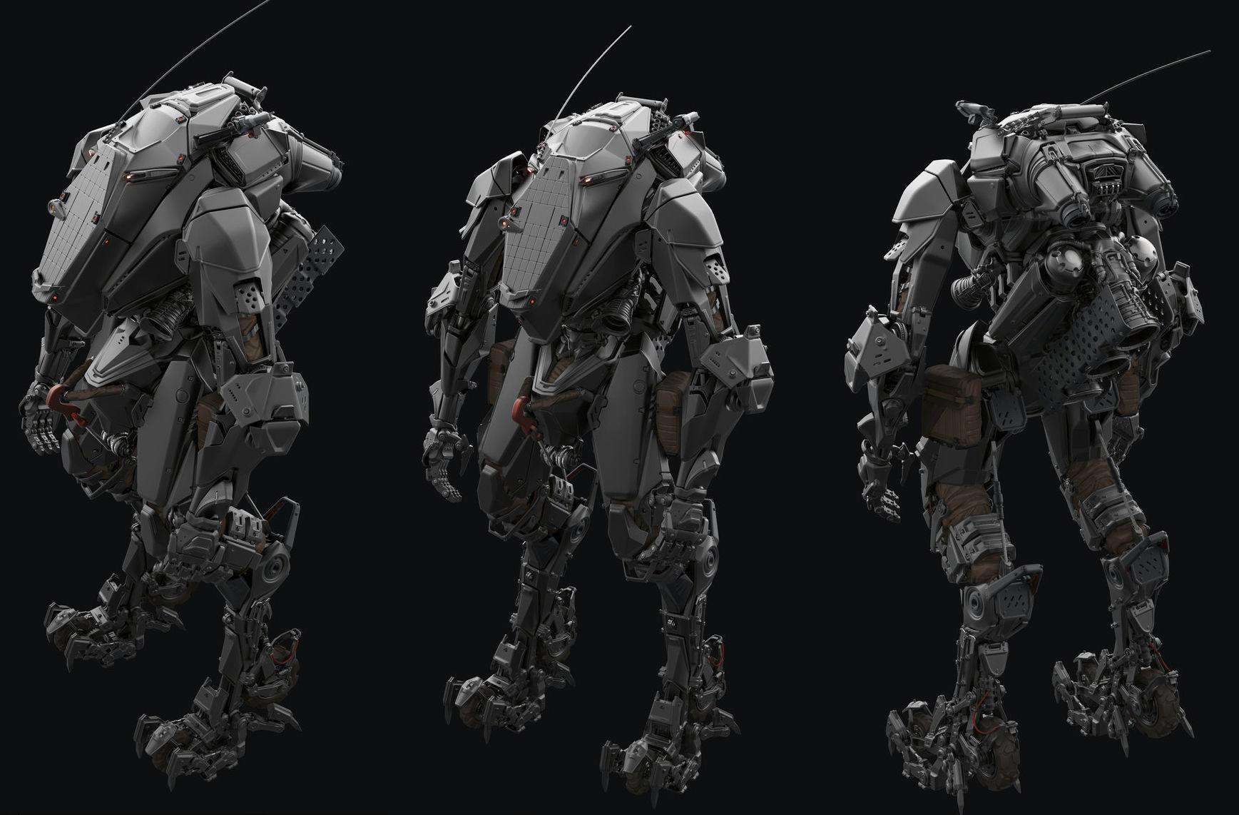 Highpoly Battle Mech 3D model | CGTrader