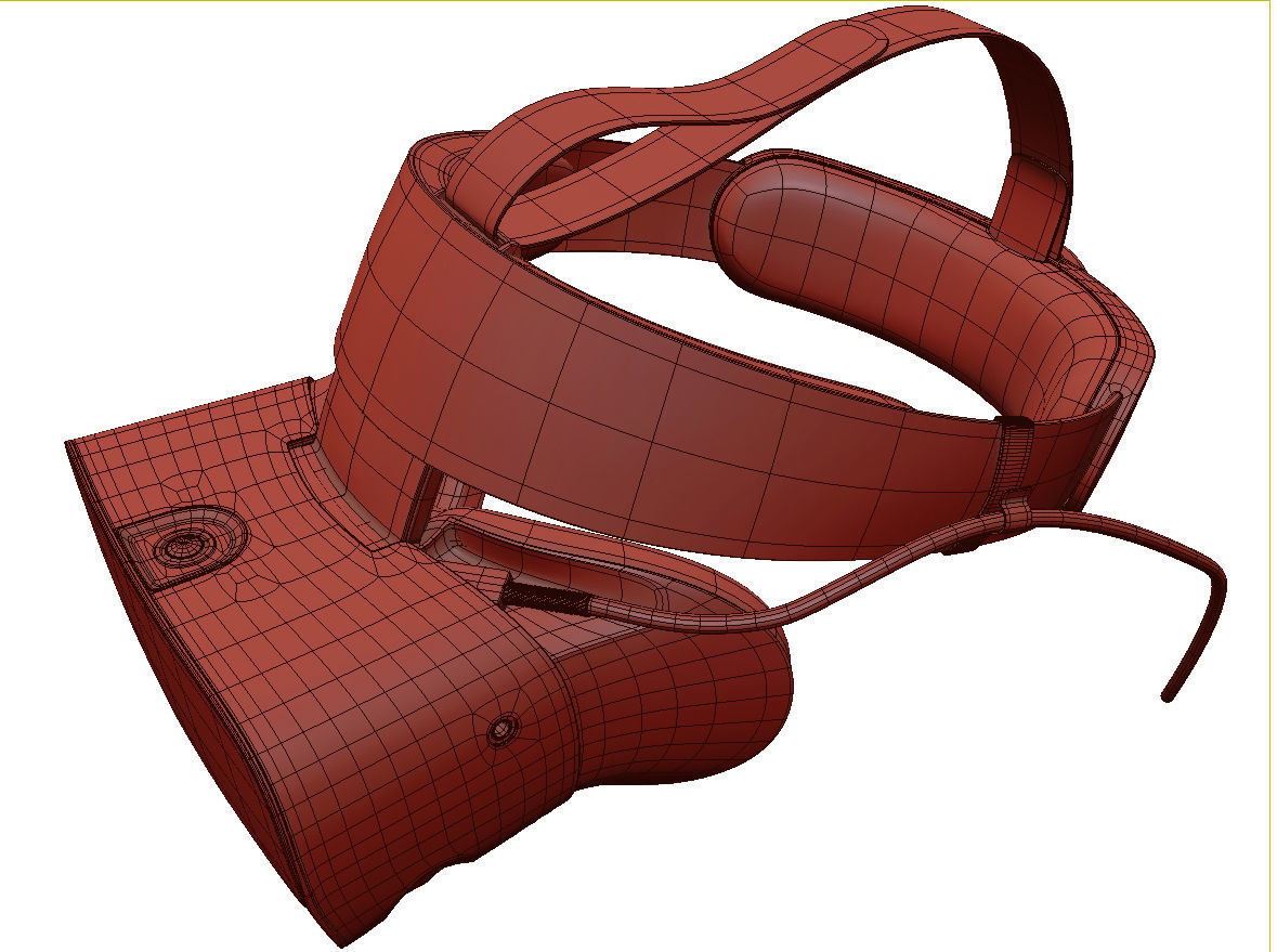 Oculus Rift S VR Headset 3D model | CGTrader