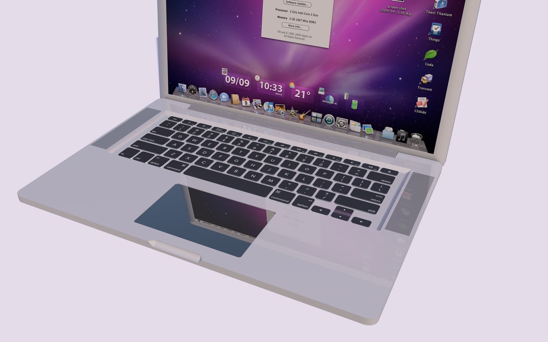Apple MacBook 3D model | CGTrader