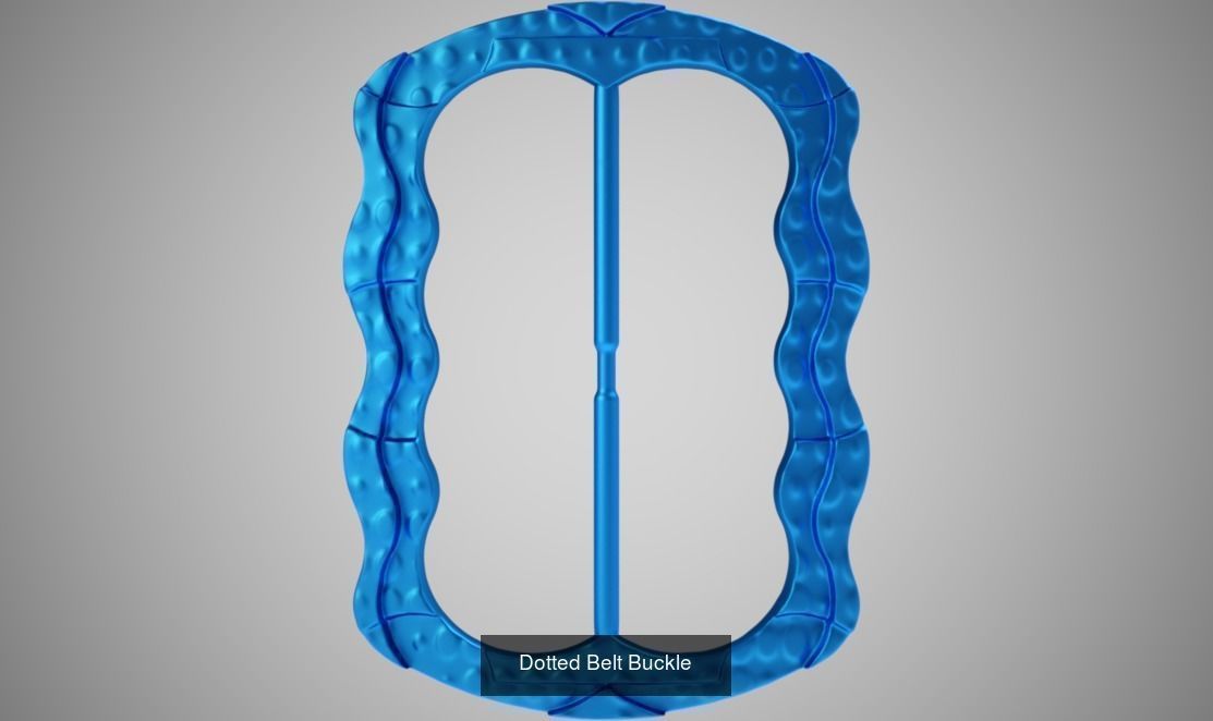 Belt Buckles Pack 3D Model Collection | CGTrader