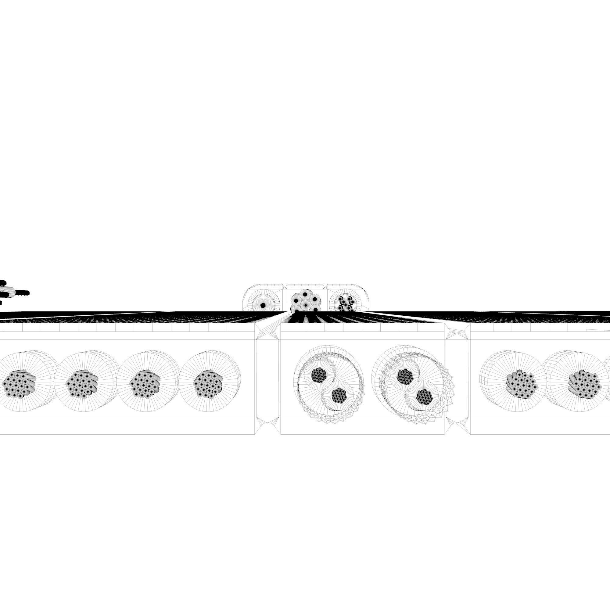 Cable Elevator Core 3D model | CGTrader