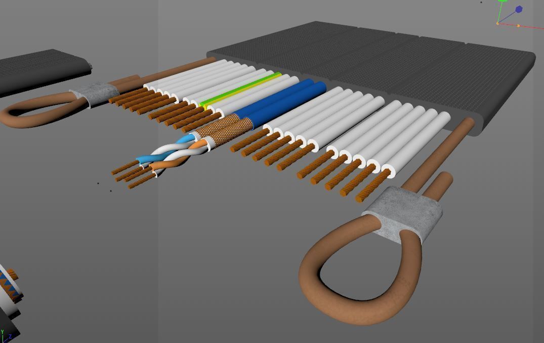 Cable Elevator Core 3D model | CGTrader