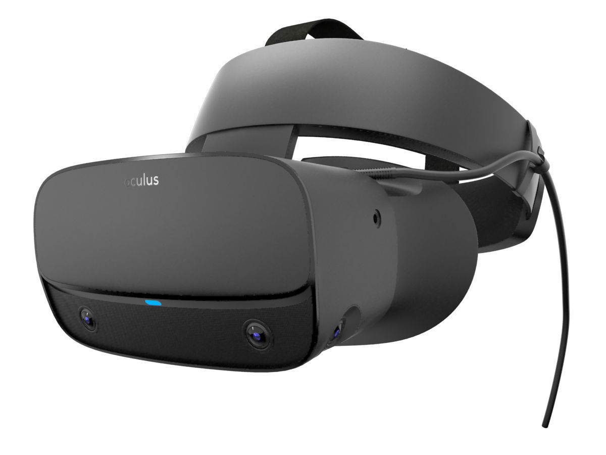 Oculus Rift S with Controllers 3D model | CGTrader