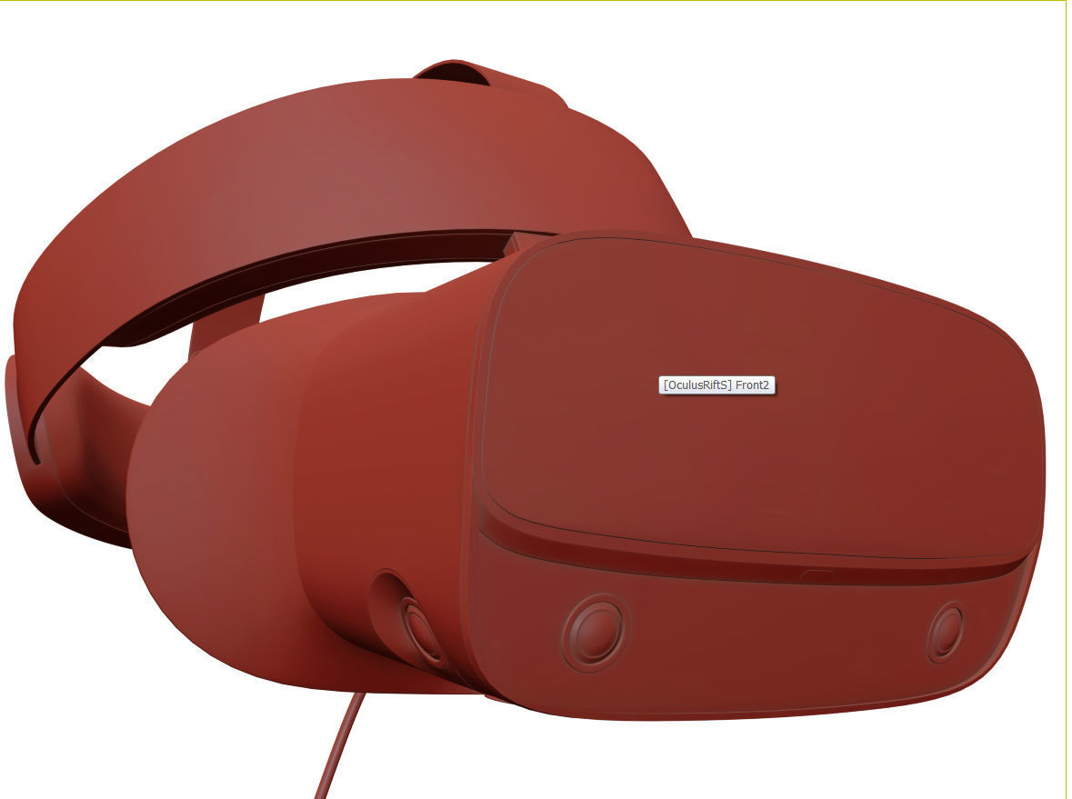 Oculus Rift S with Controllers 3D model | CGTrader