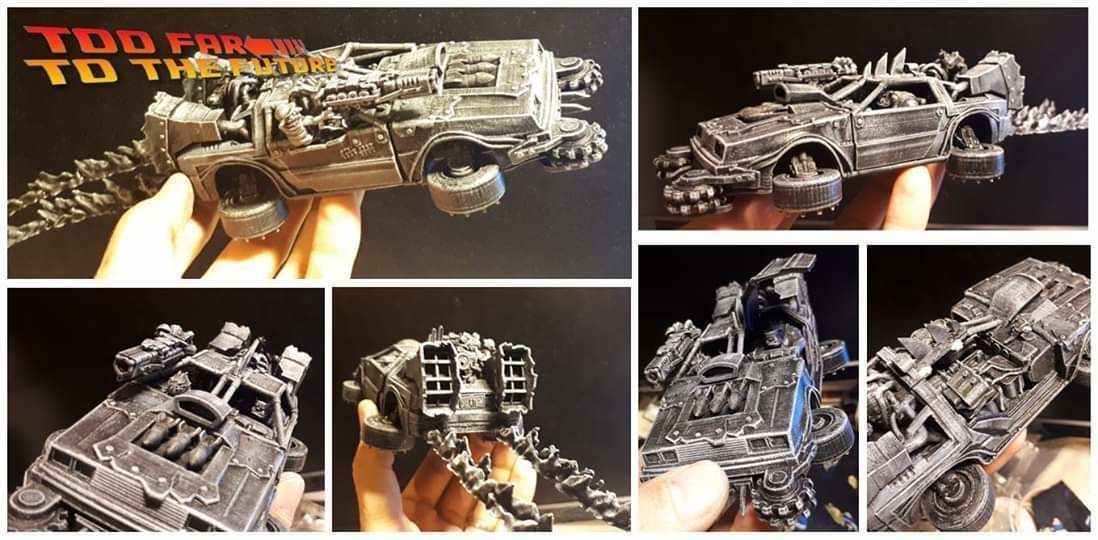 DeLorkean Time Masheen 3D model 3D printable | CGTrader