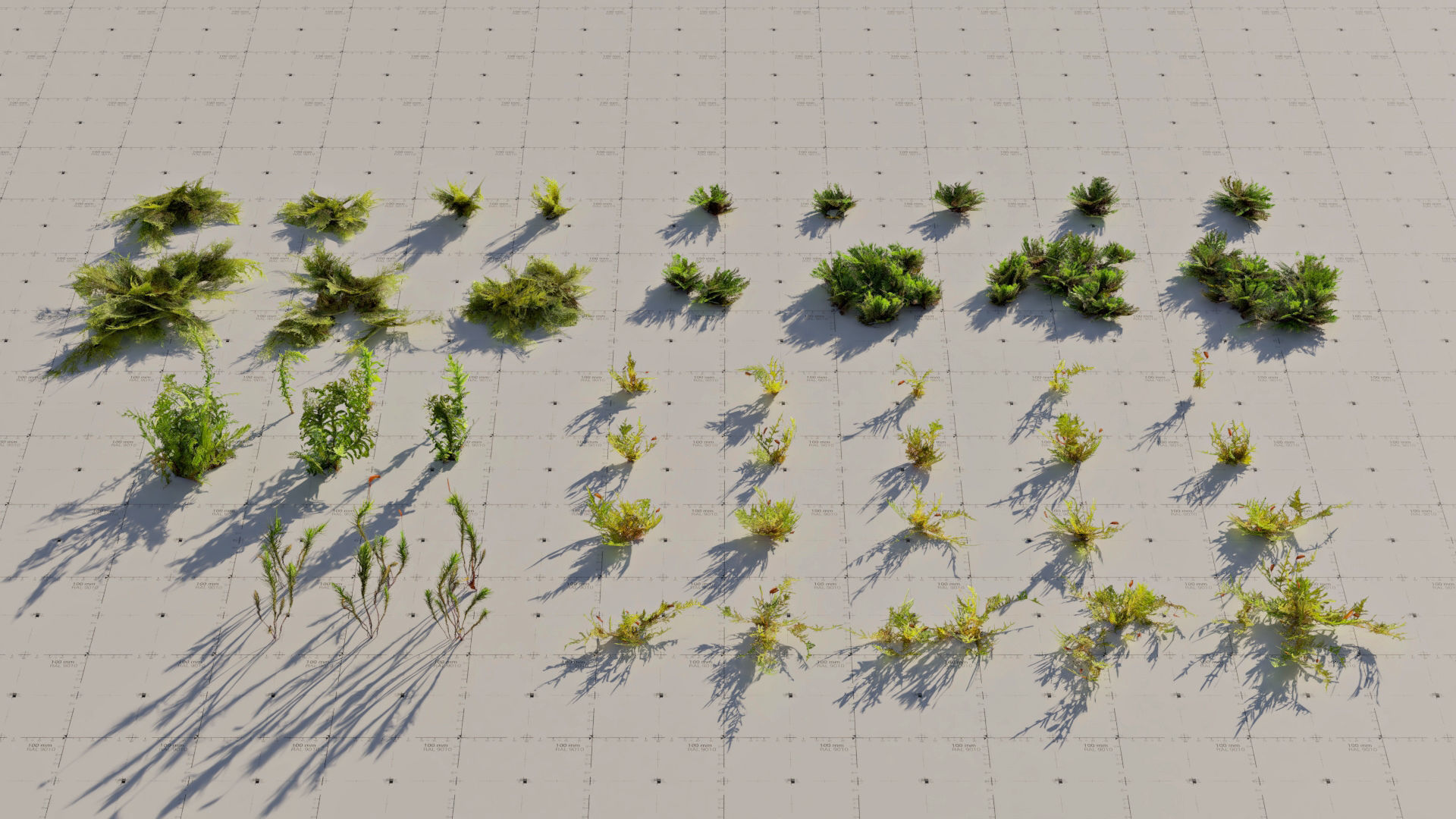 3D model Moss 7 Species and Stones - PBR Asset Kit VR / AR / low-poly ...