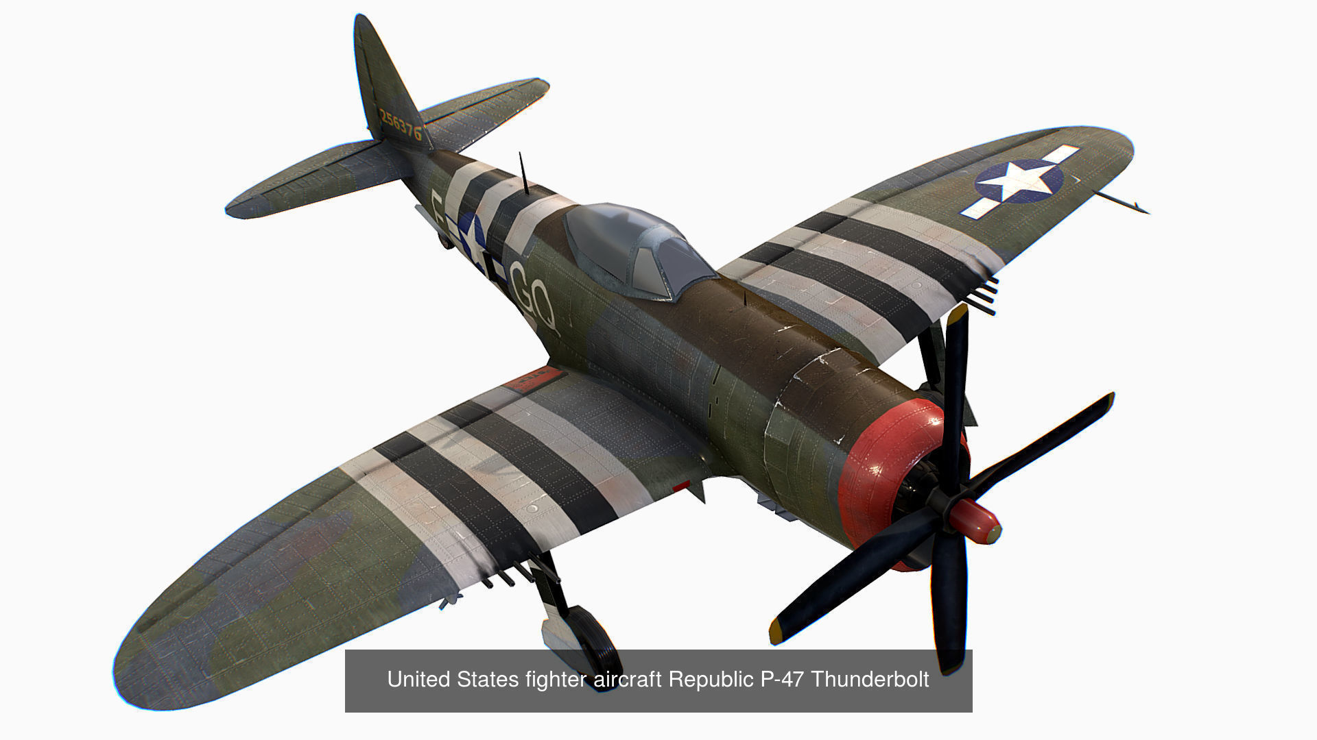 WW2 fighter bomber aircraft collection airplanes | CGTrader