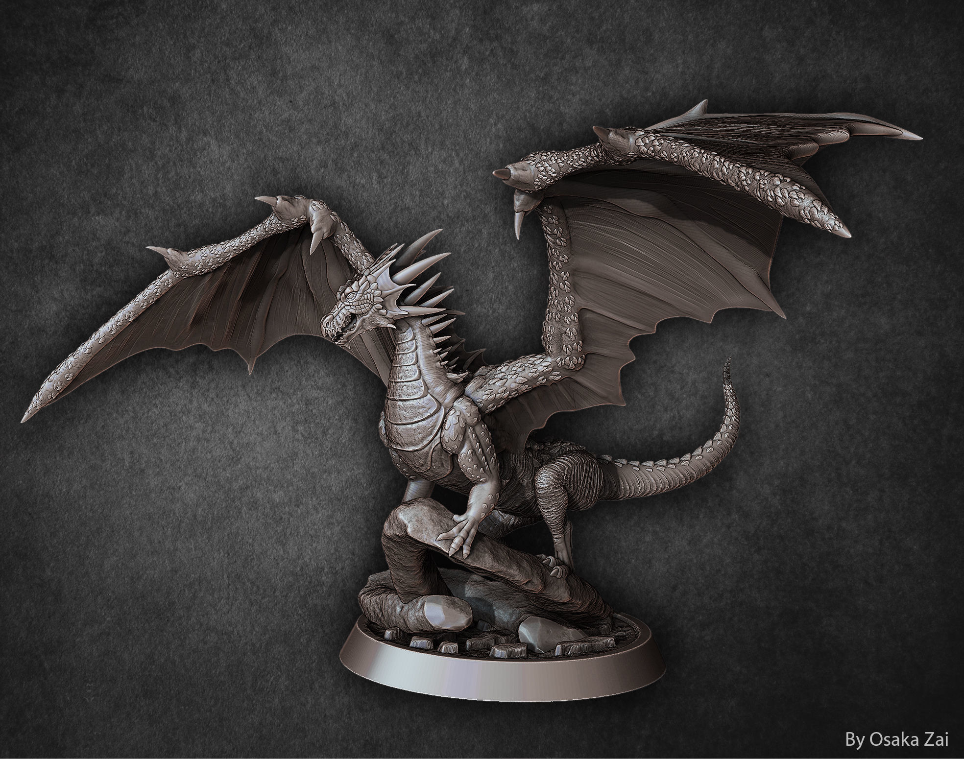 Dragon 3D print model 3D print model 3D model 3D printable | CGTrader