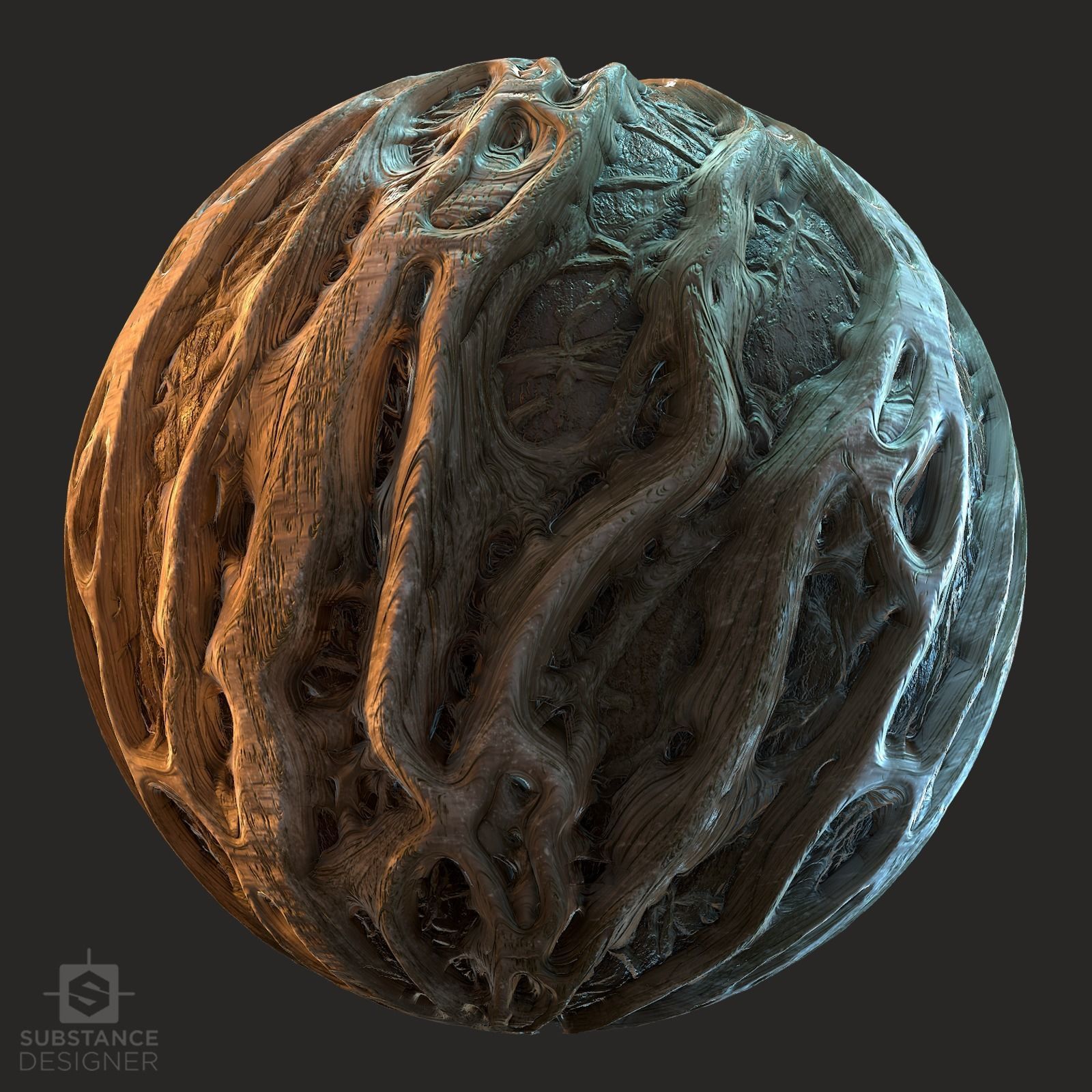 Strangler Fig - Substance Designer Texture | CGTrader