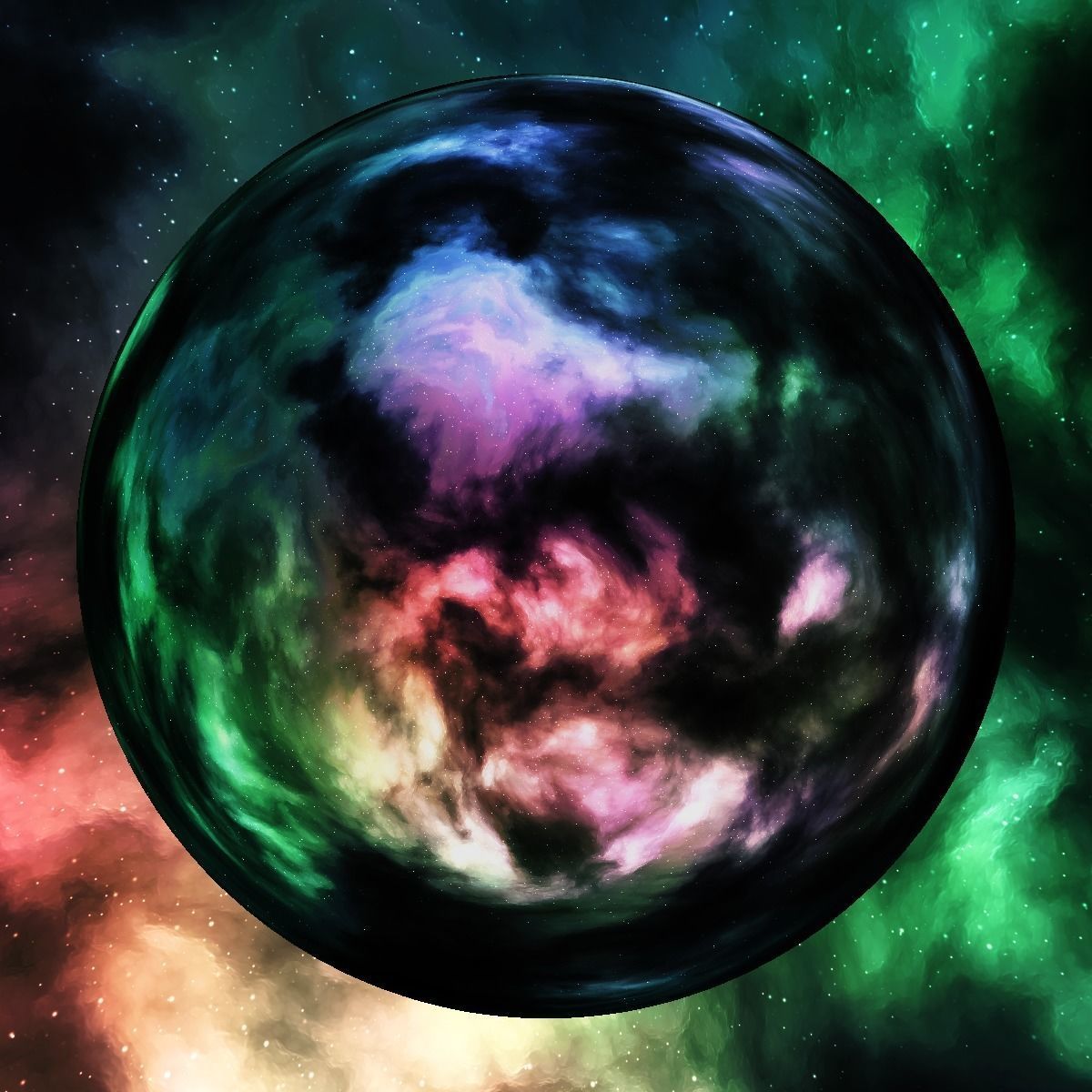 Nebula Space Environment HDRI Map 010 Texture | CGTrader