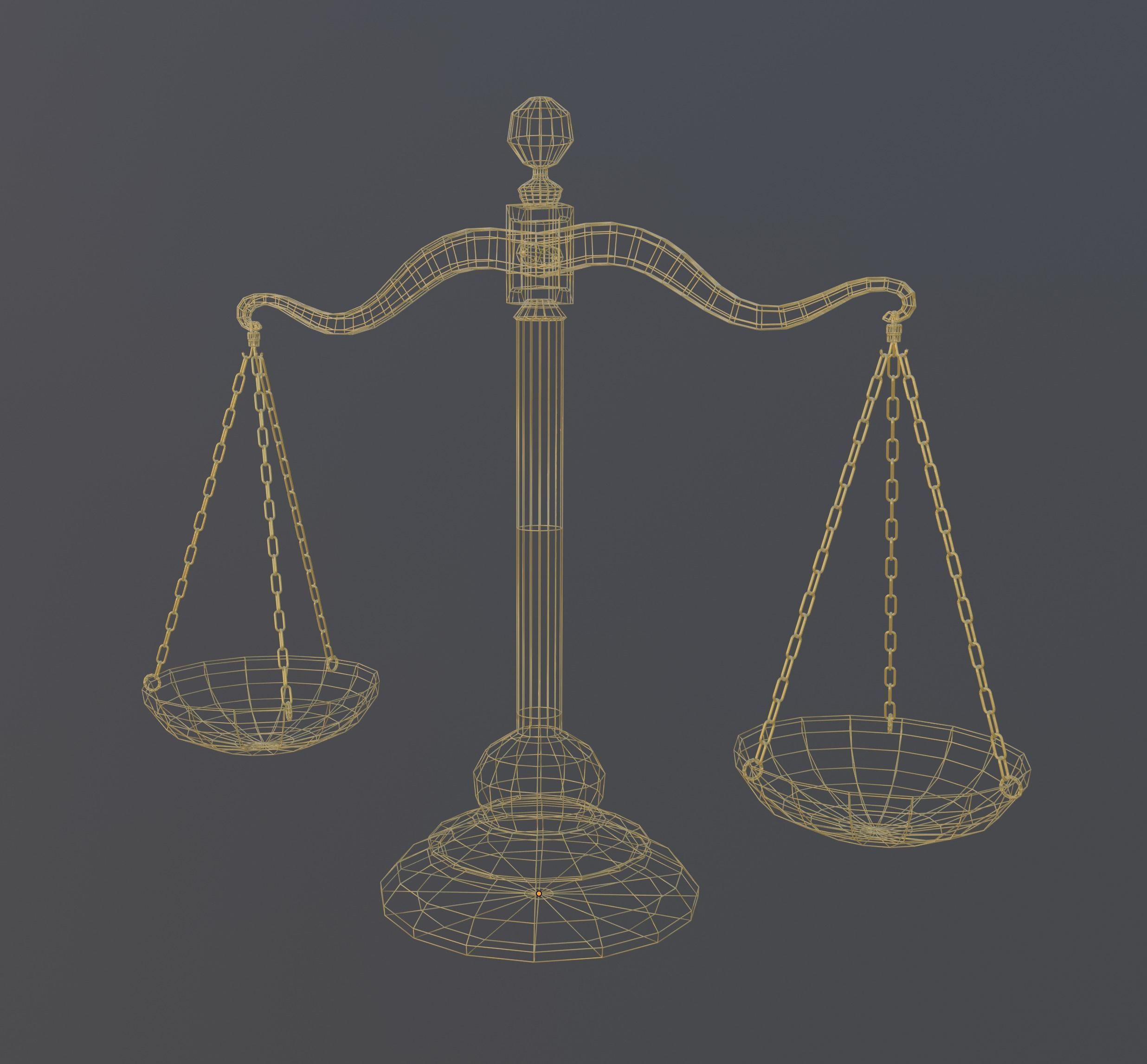 Balance Scale 3D model rigged | CGTrader