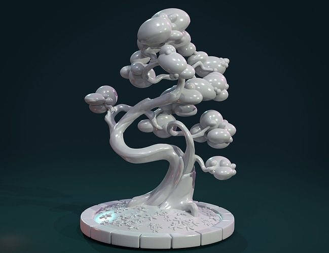 Fantasy Tree 3D model 3D printable | CGTrader