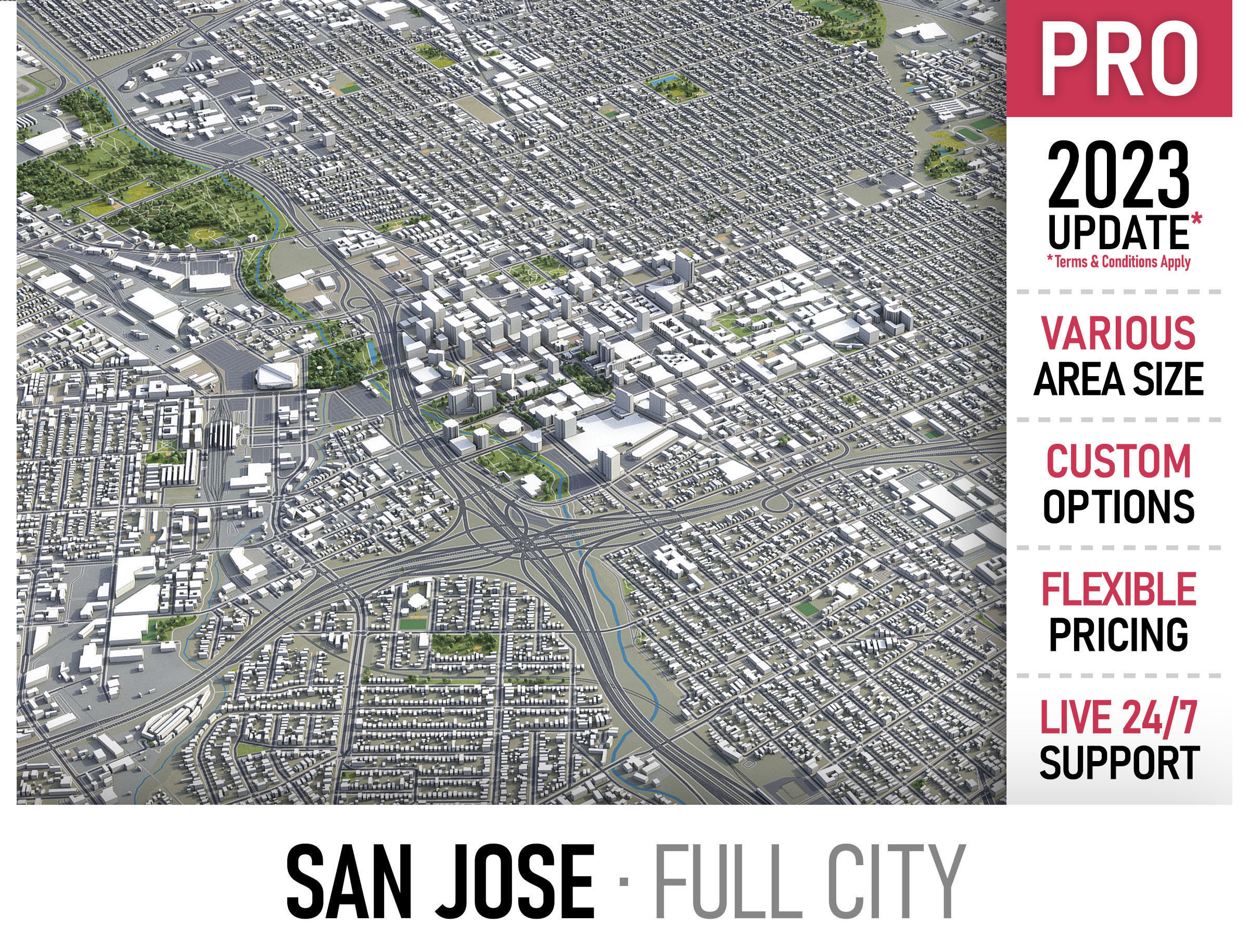 3D model San Jose VR / AR / low-poly | CGTrader