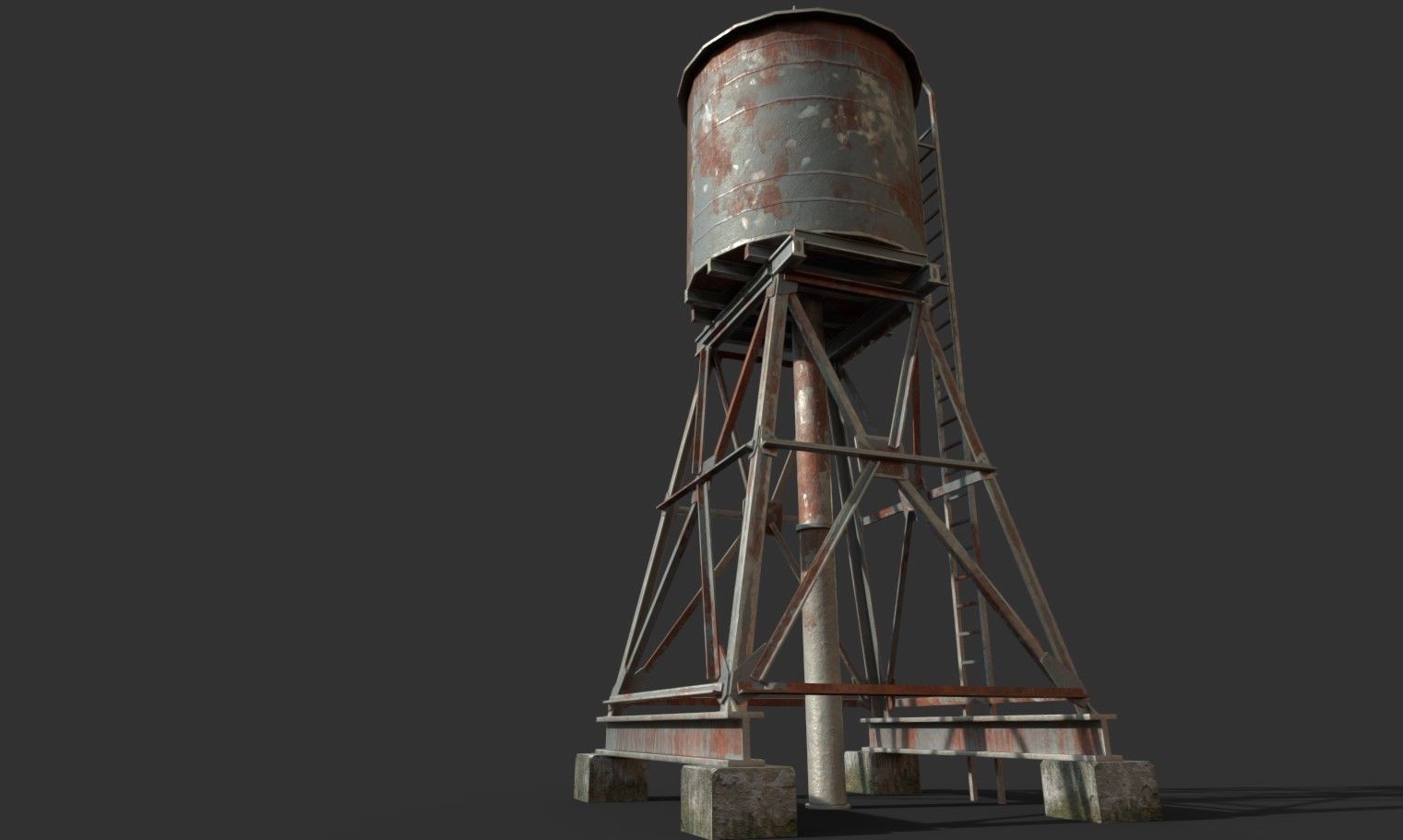 3D model Water Tank Model VR / AR / low-poly | CGTrader