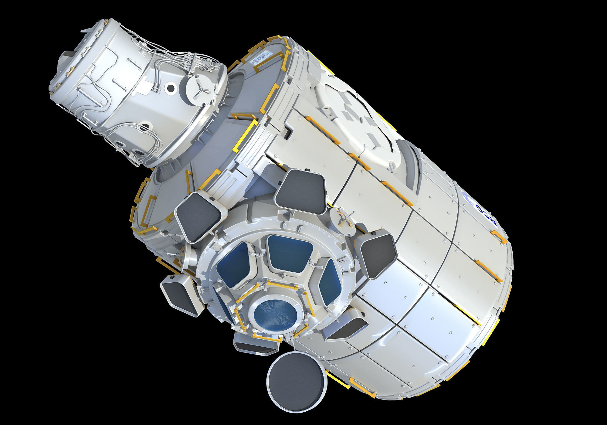 Harmony ISS Module 3D model | CGTrader