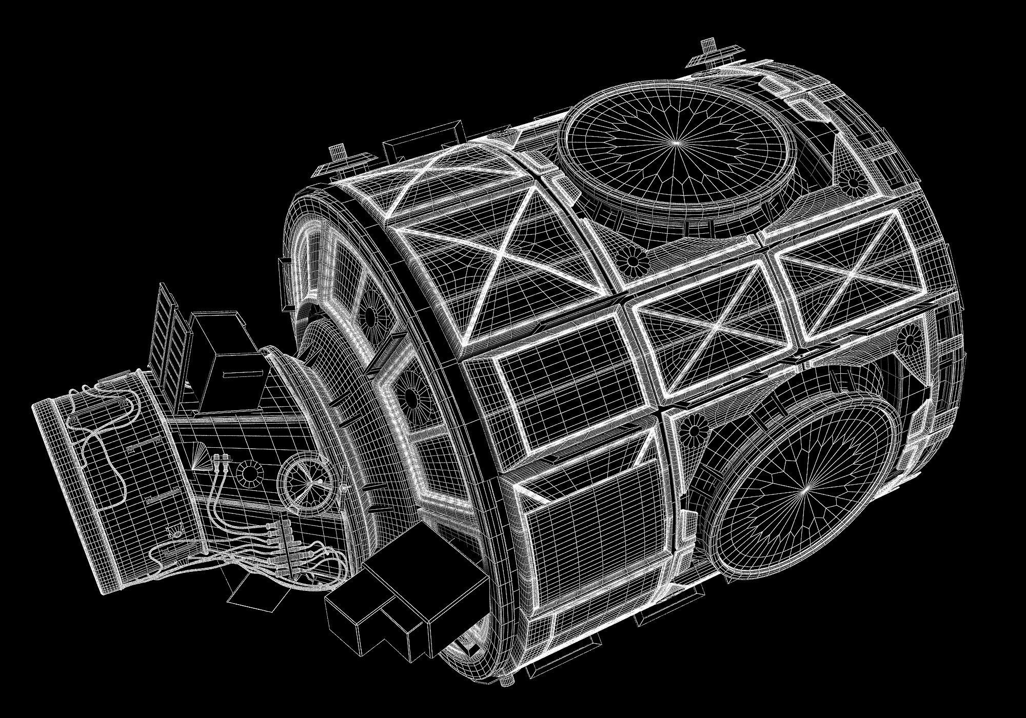 Unity Node 1 ISS International Space Station 3D model | CGTrader
