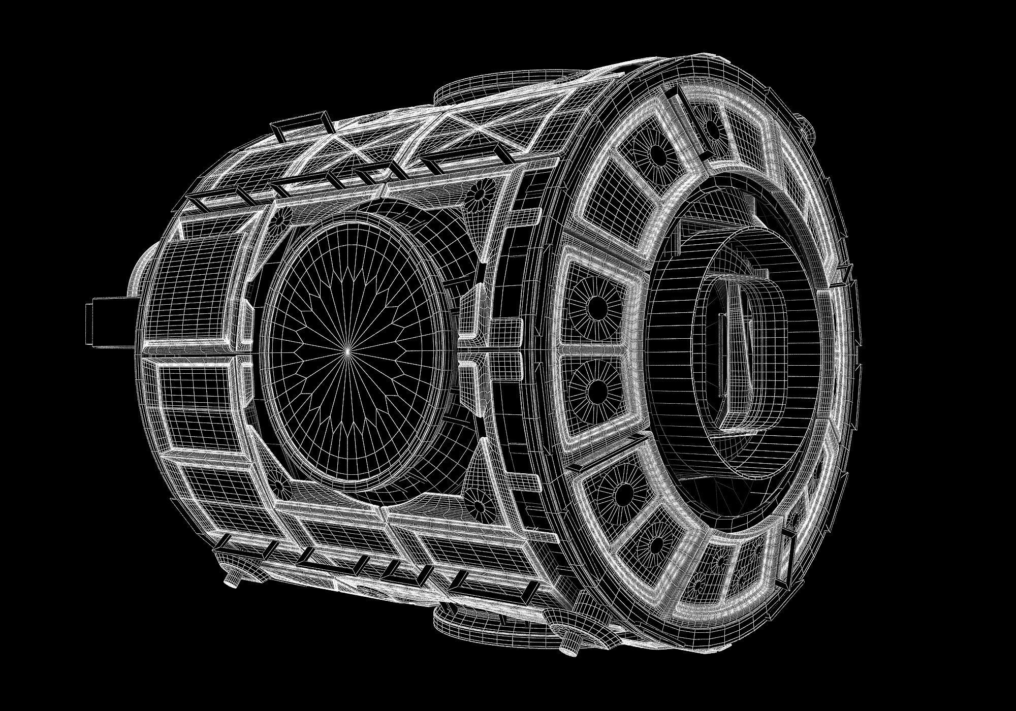 Unity Node 1 ISS International Space Station 3D model | CGTrader