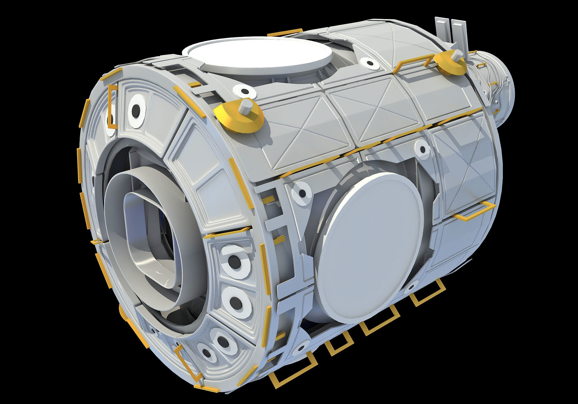 Unity Node 1 ISS International Space Station 3D model | CGTrader