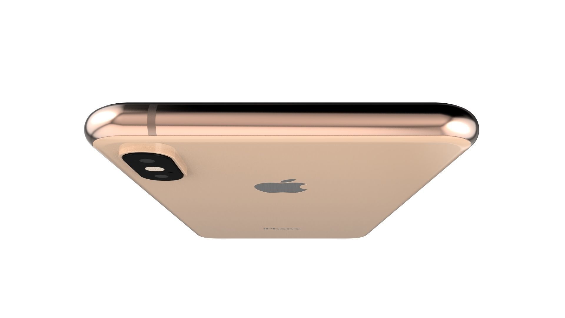 Apple iPhone XS Max Gold 3D model | CGTrader