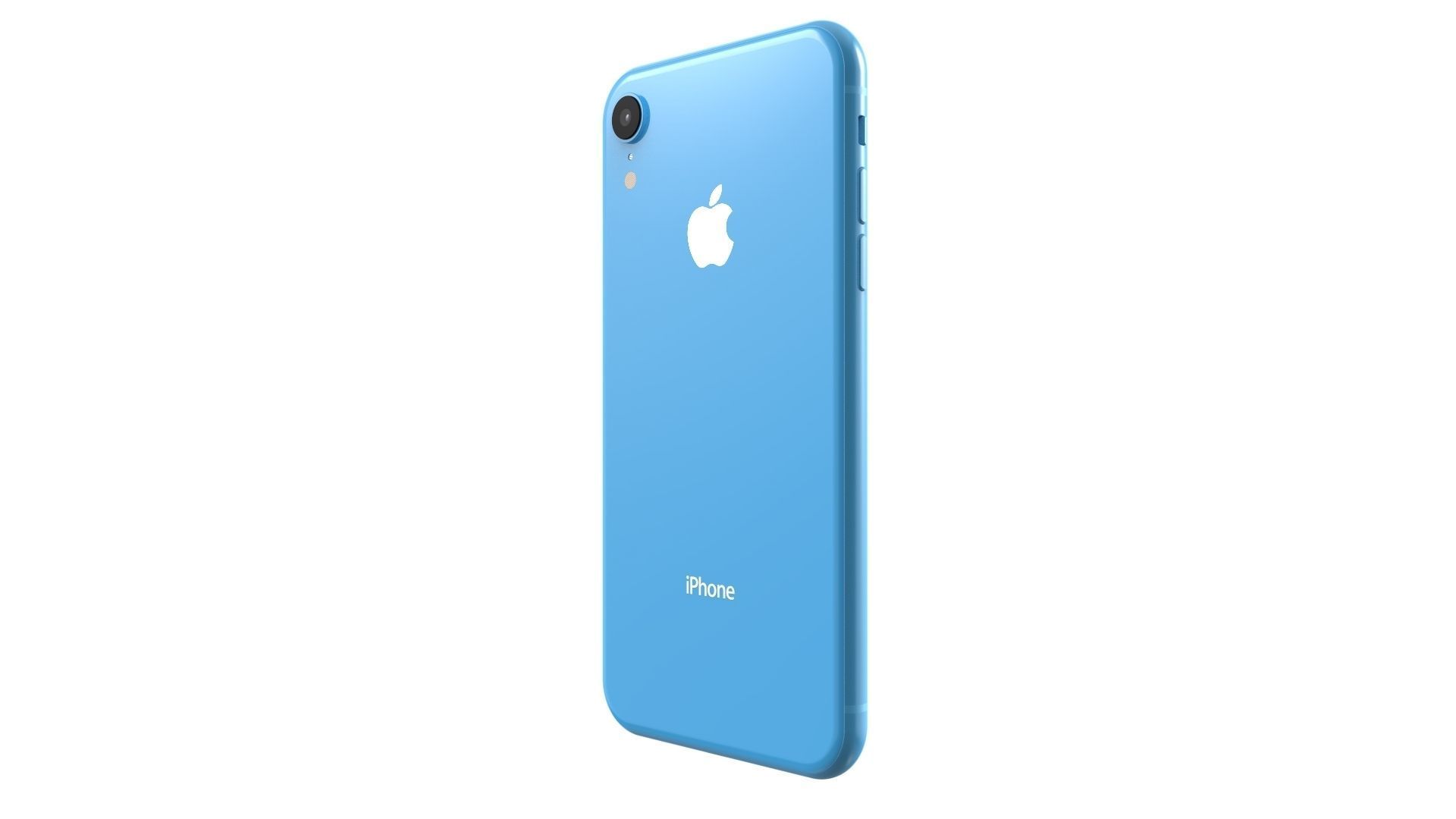 Apple iPhone XR Blue 3D model | CGTrader
