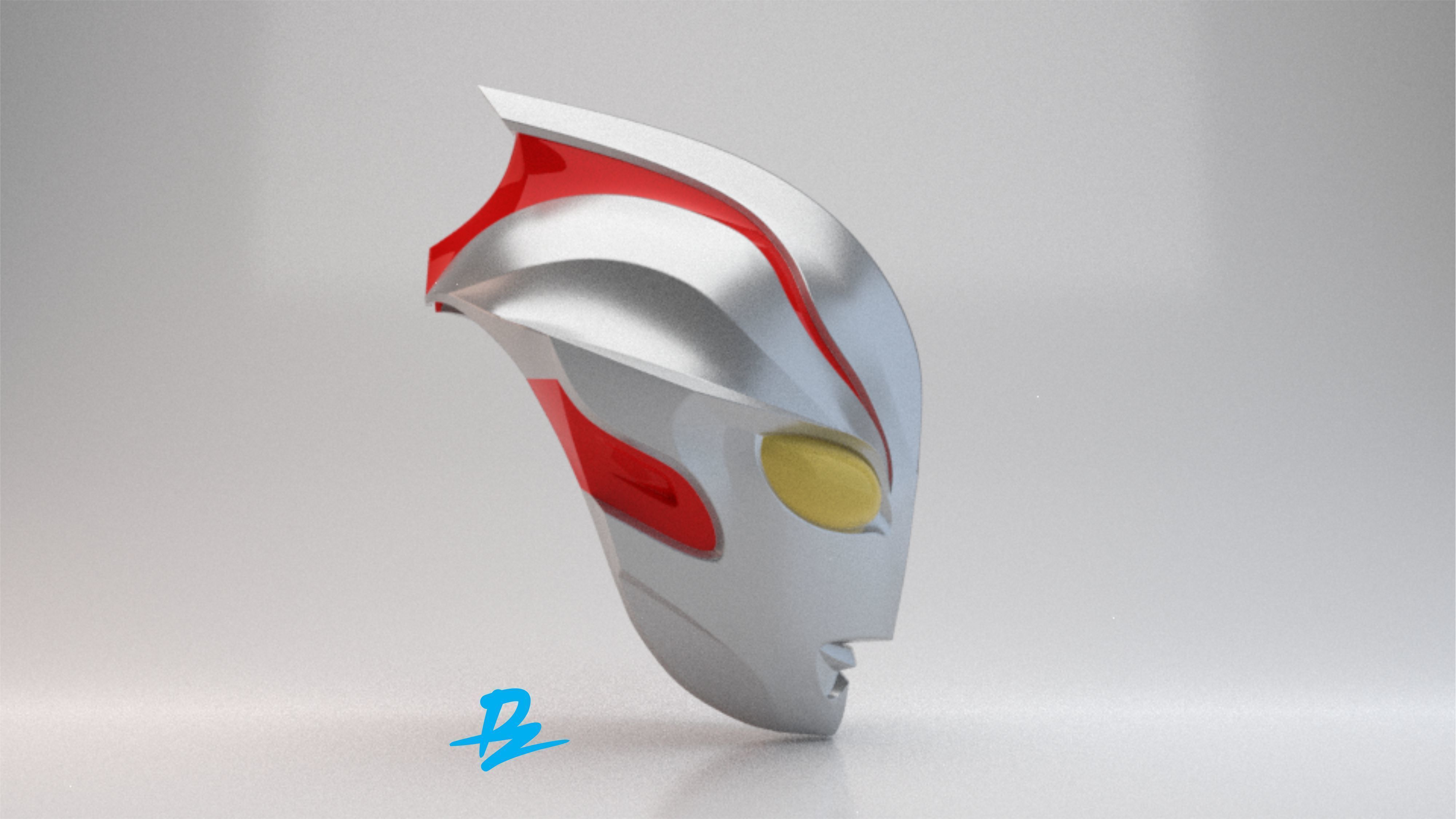 Mask Ultraman Mebius 3D model 3D printable | CGTrader