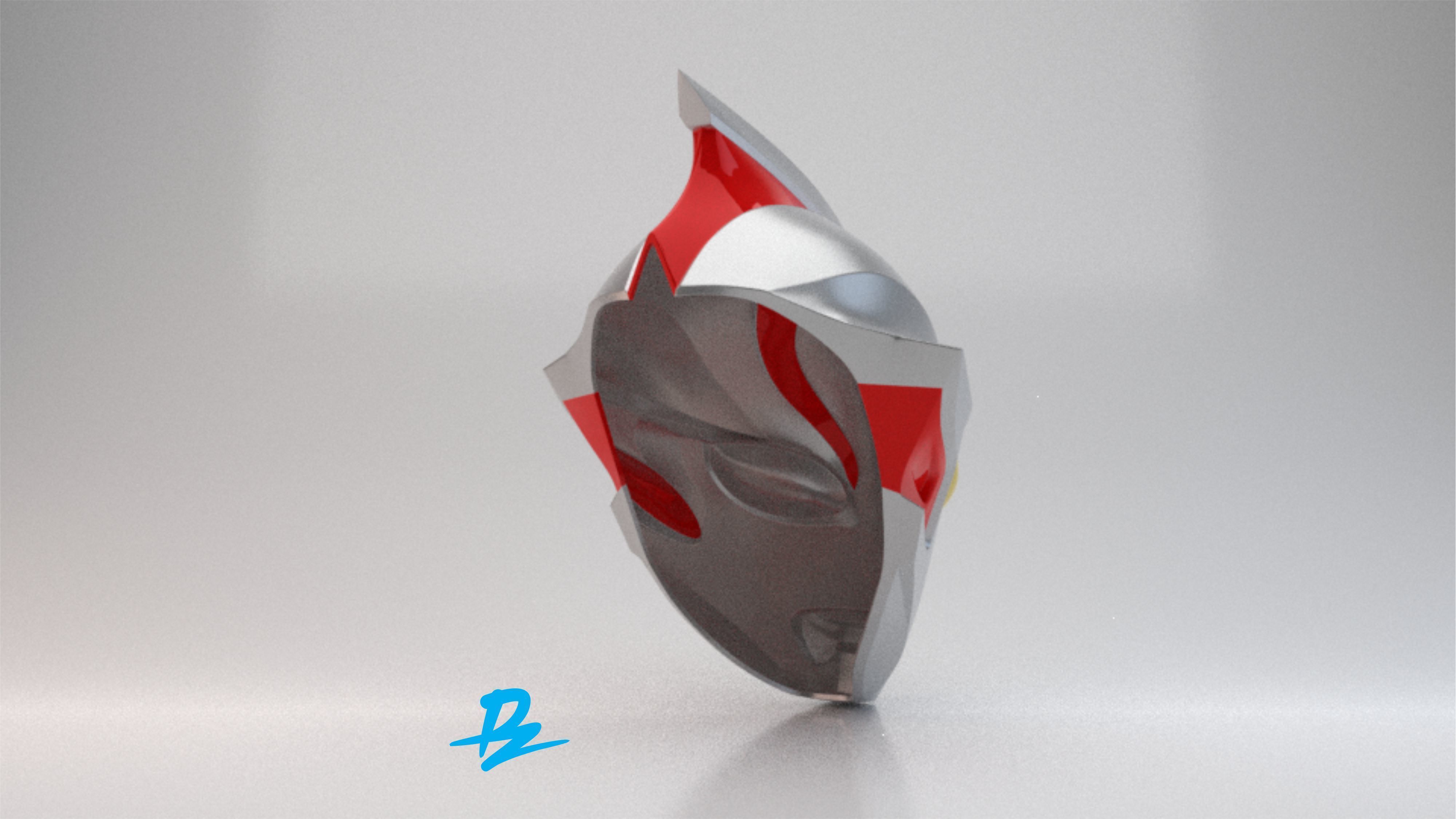Mask Ultraman Mebius 3D model 3D printable | CGTrader
