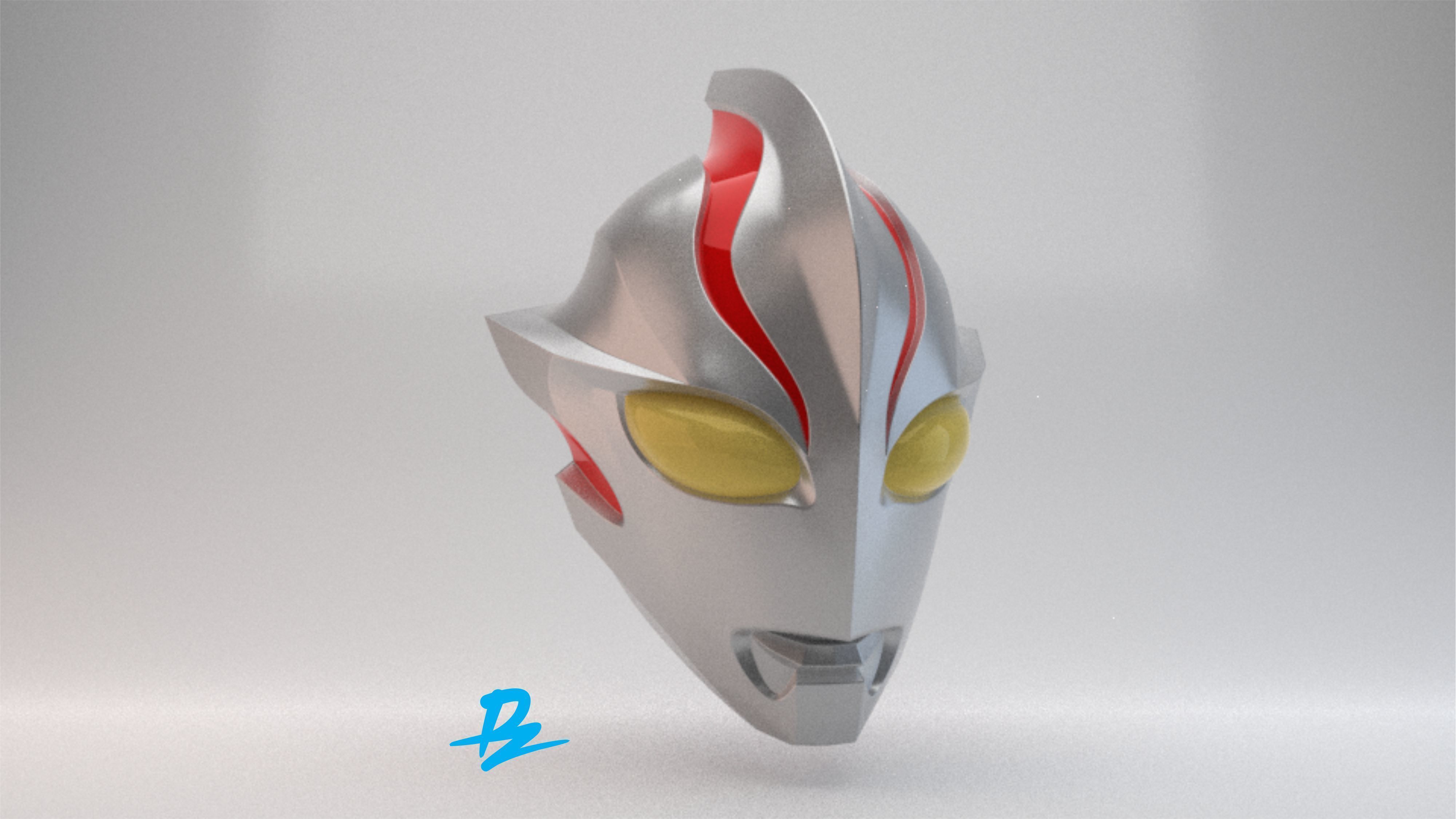 Mask Ultraman Mebius 3D model 3D printable | CGTrader