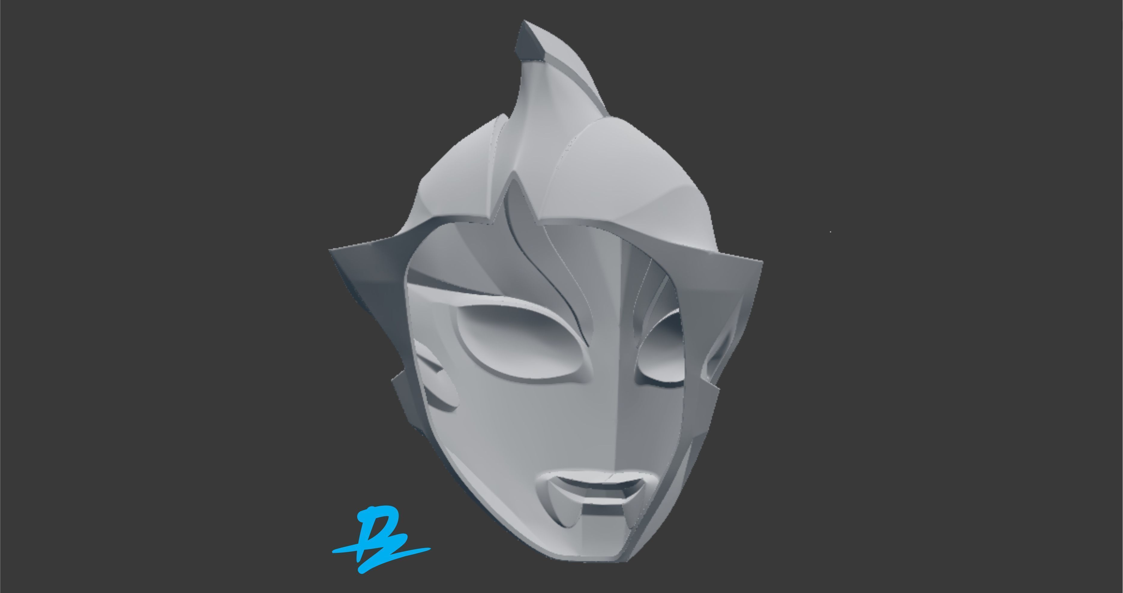 Mask Ultraman Mebius 3D model 3D printable | CGTrader