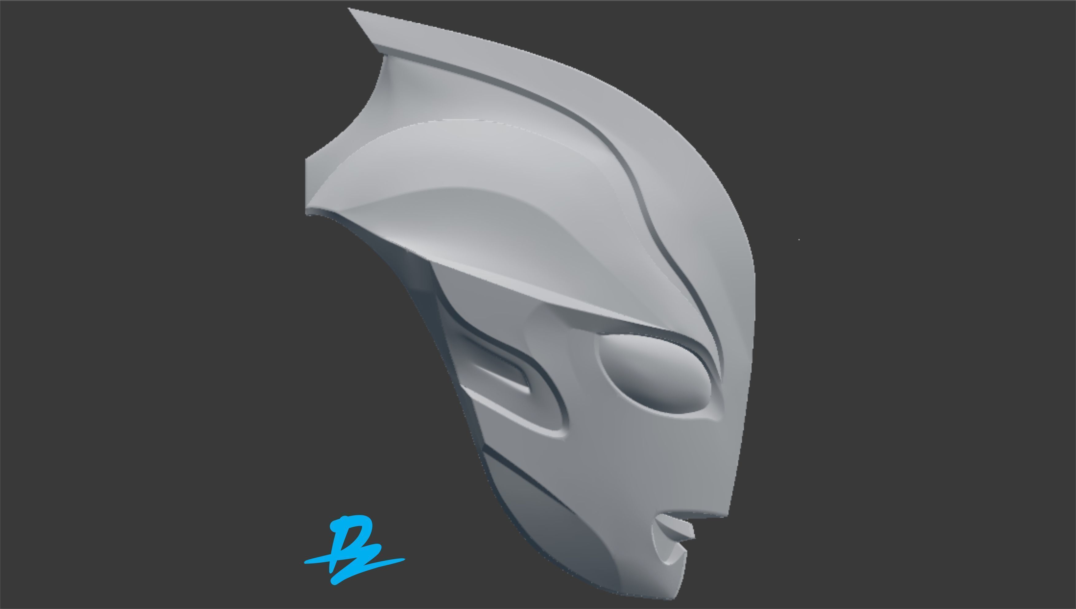 Mask Ultraman Mebius 3D model 3D printable | CGTrader