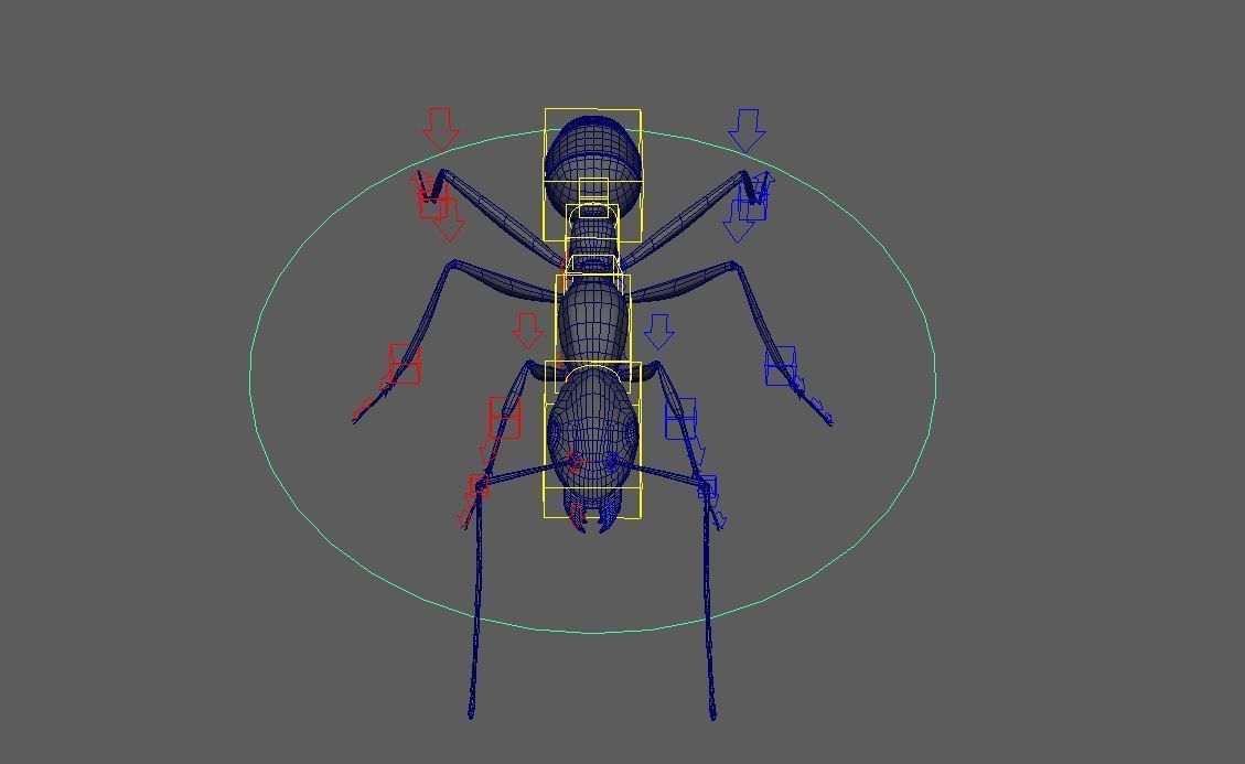 3D model Ant 3D Rig VR / AR / low-poly | CGTrader