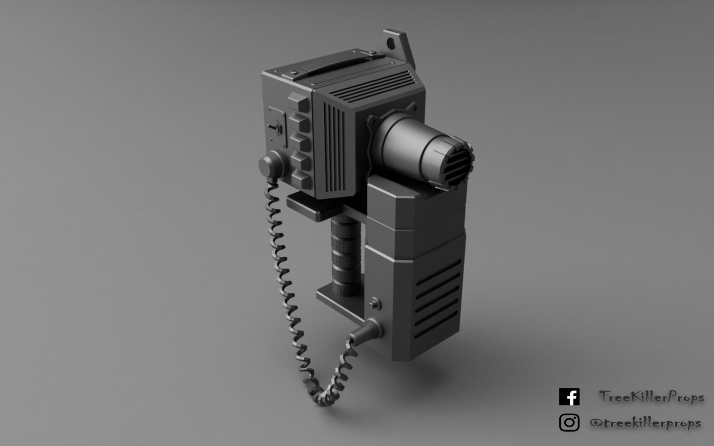 Alien Isolation Motion Tracker Scanner for Cosplay 3D model 3D ...