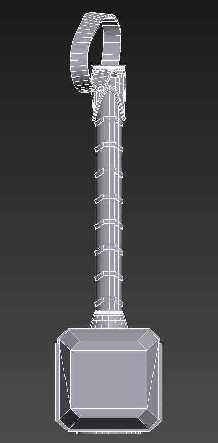 Mjolnir free VR / AR / low-poly 3D model | CGTrader