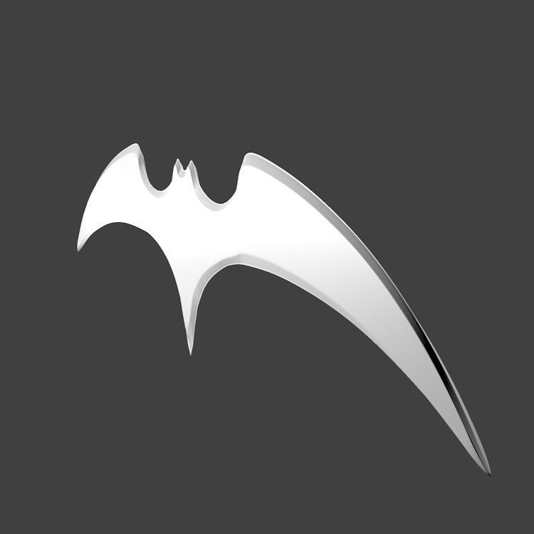 3D model The BATARANG bat symbol VR / AR / low-poly | CGTrader
