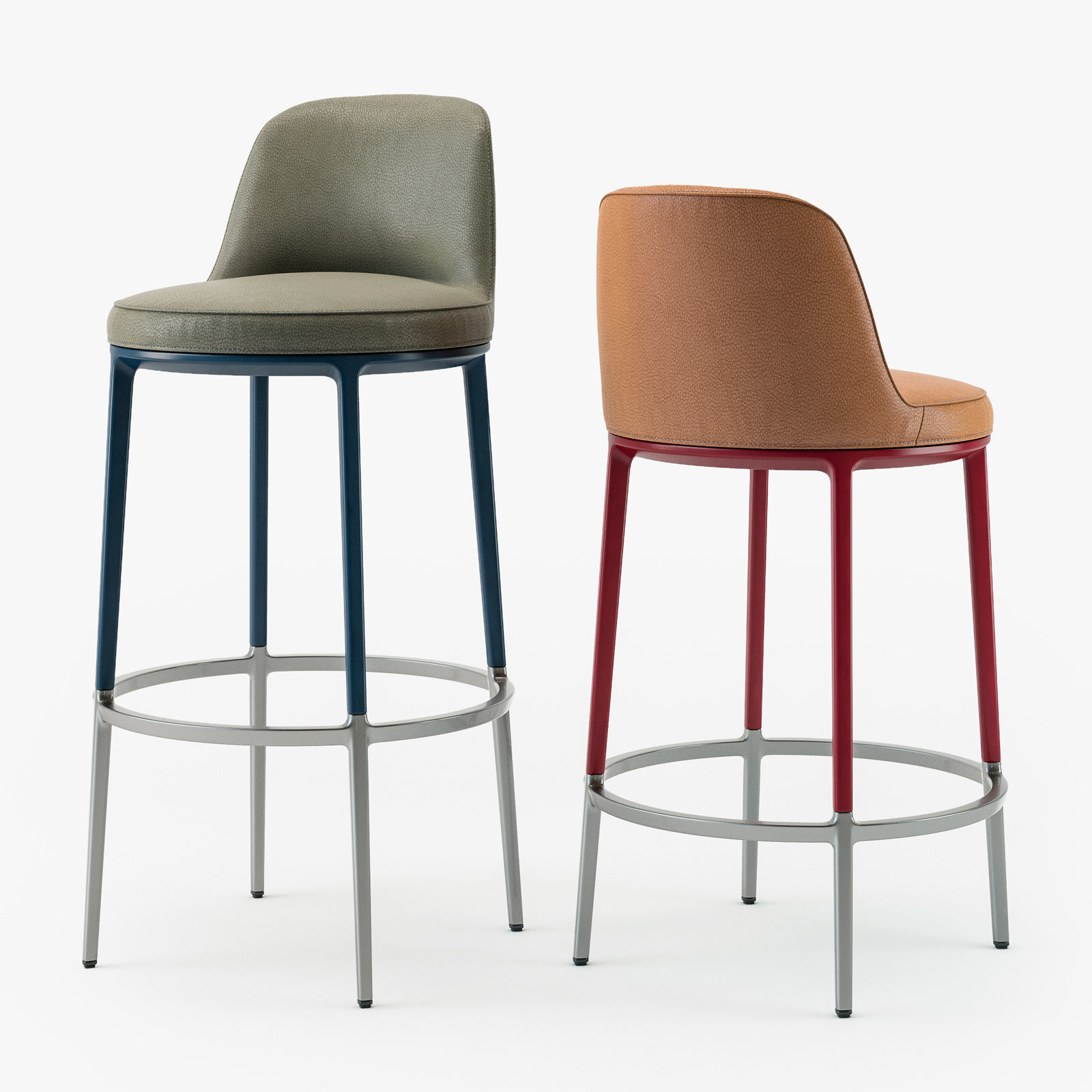 Maxalto Caratos stool set 3D model | CGTrader