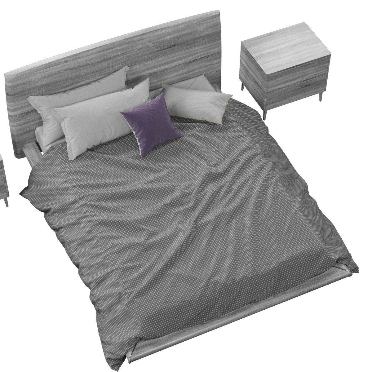 Calligaris Dixie bed 3D model | CGTrader