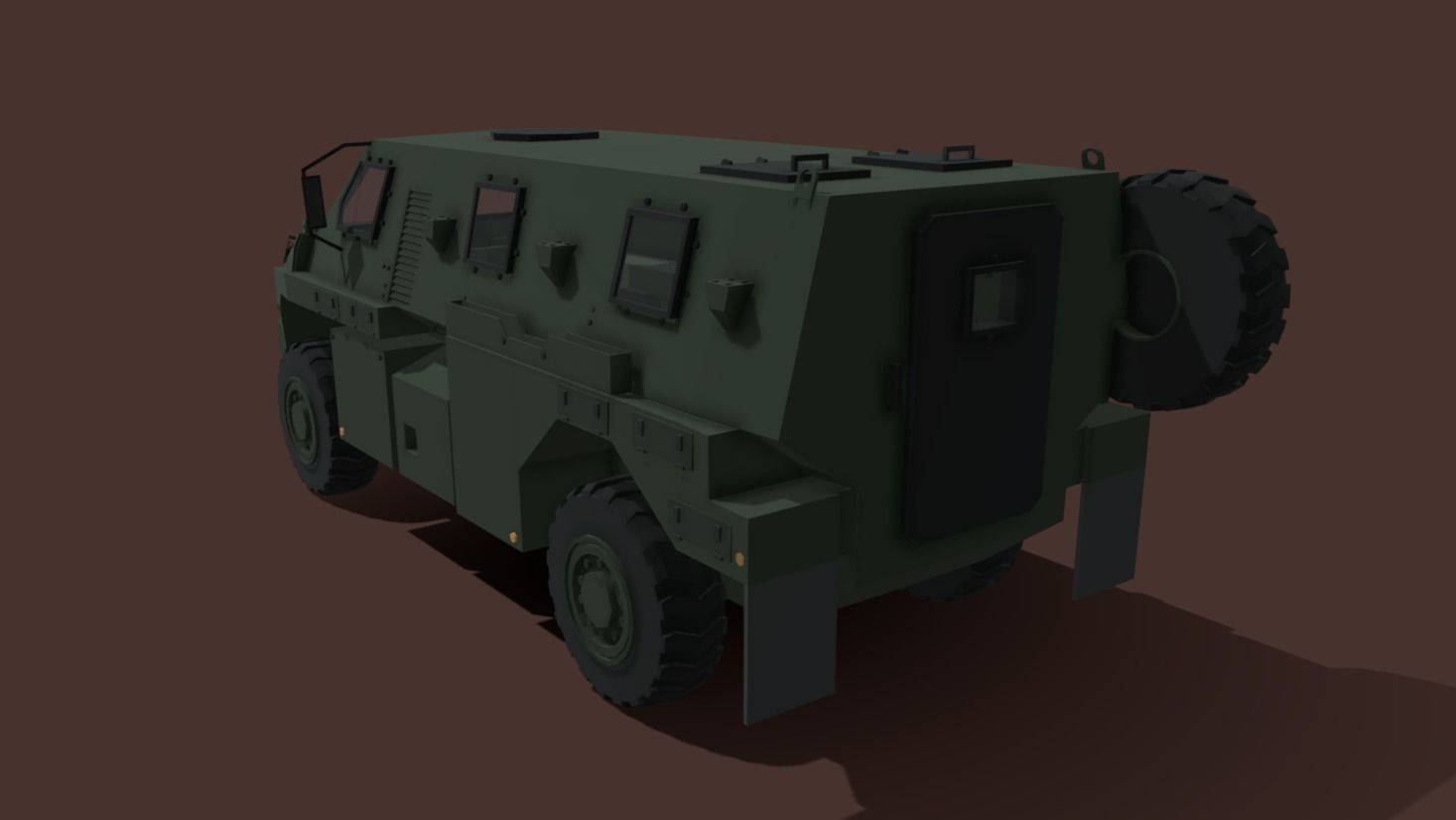 3D model Bushmaster APC Lowpoly VR / AR / low-poly | CGTrader