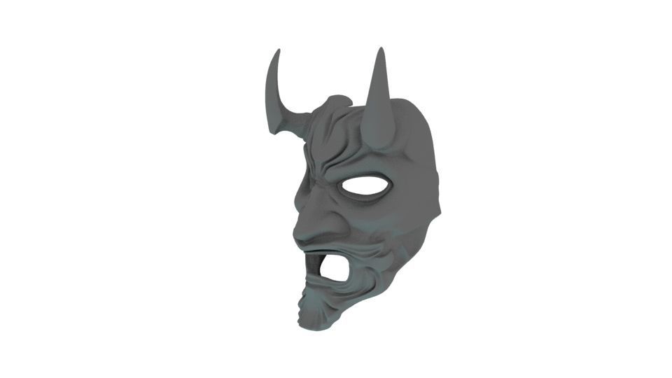 Demon Mask free VR / AR / low-poly 3D model | CGTrader
