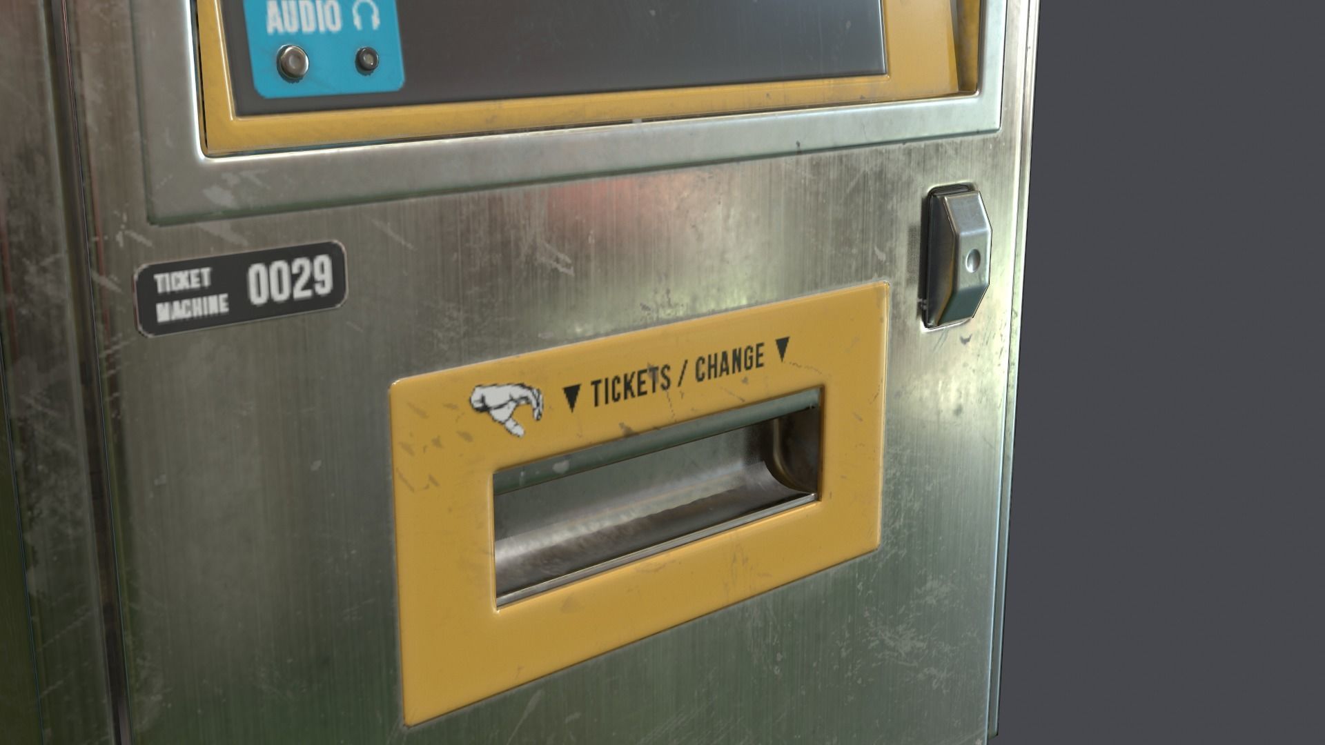 3D model Metro ticket machine VR / AR / low-poly | CGTrader