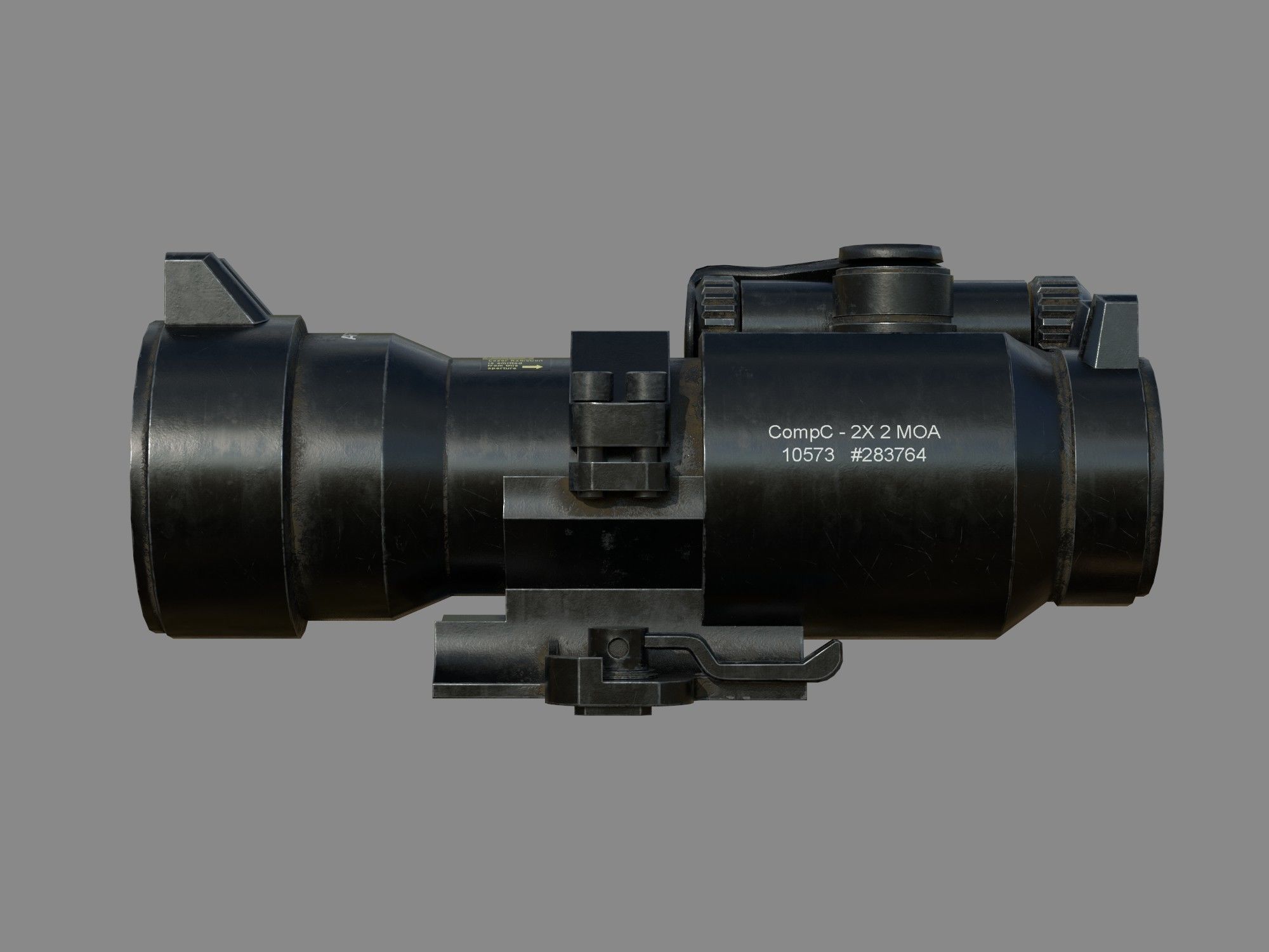 3D model Weapon - Scope - 05 - Aimpoint2X VR / AR / low-poly | CGTrader