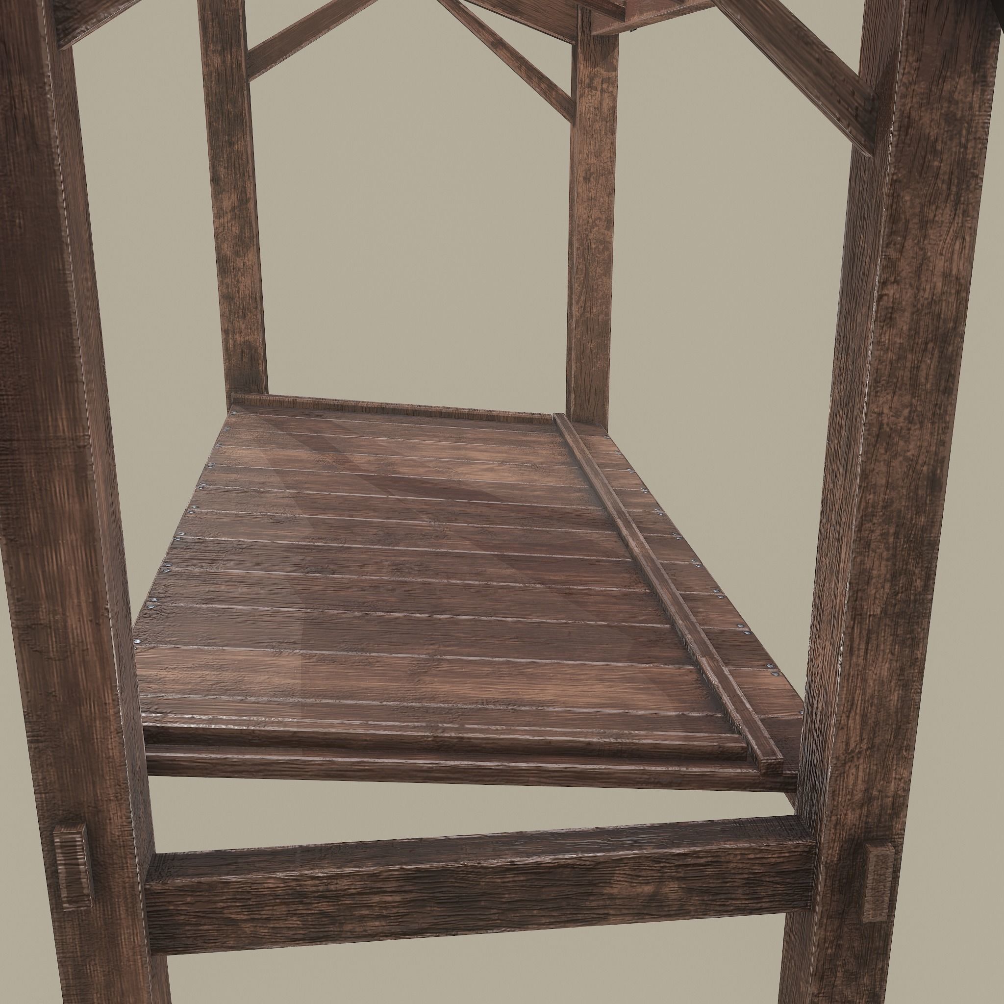 3D model Merchant Stall VR / AR / low-poly | CGTrader