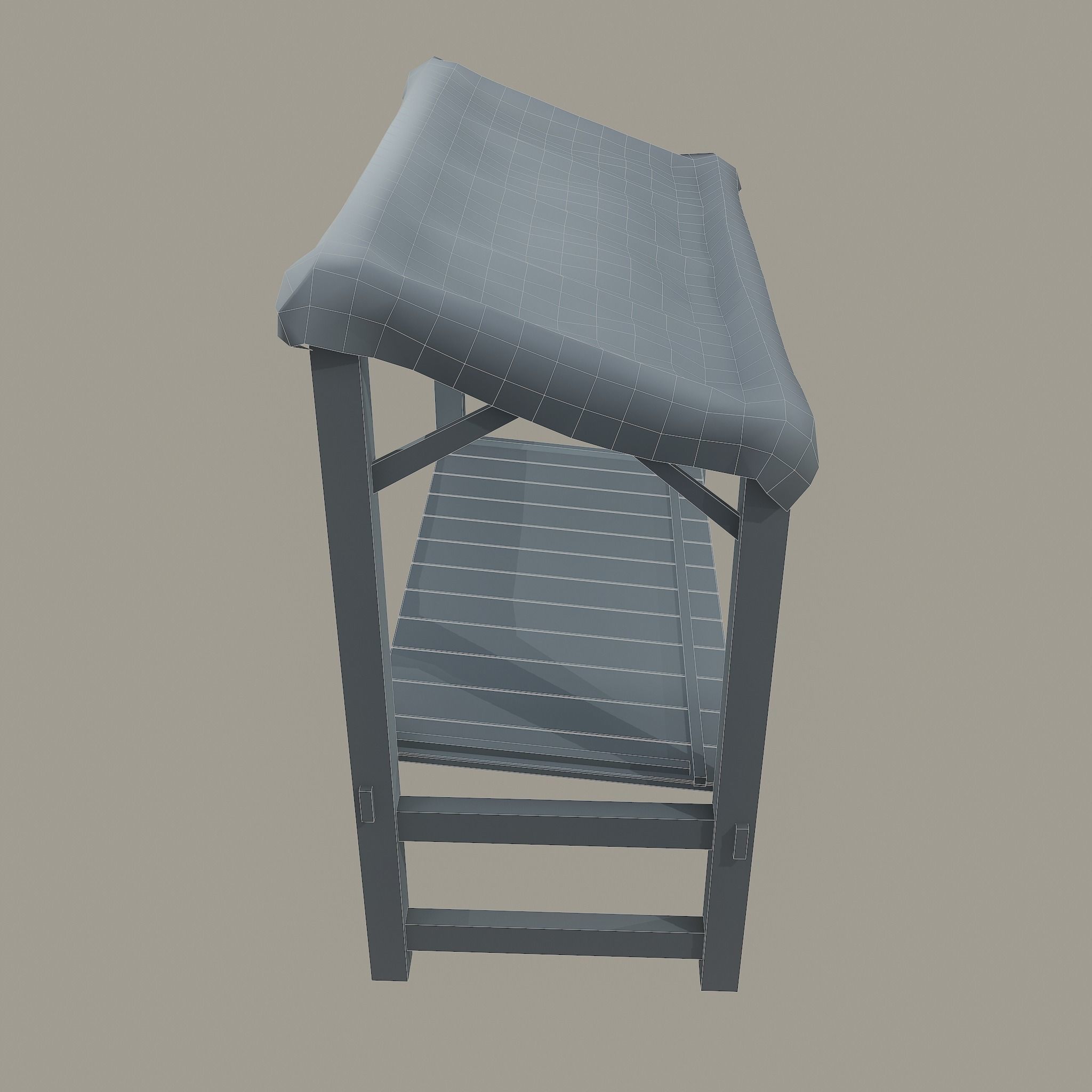 3D model Merchant Stall VR / AR / low-poly | CGTrader