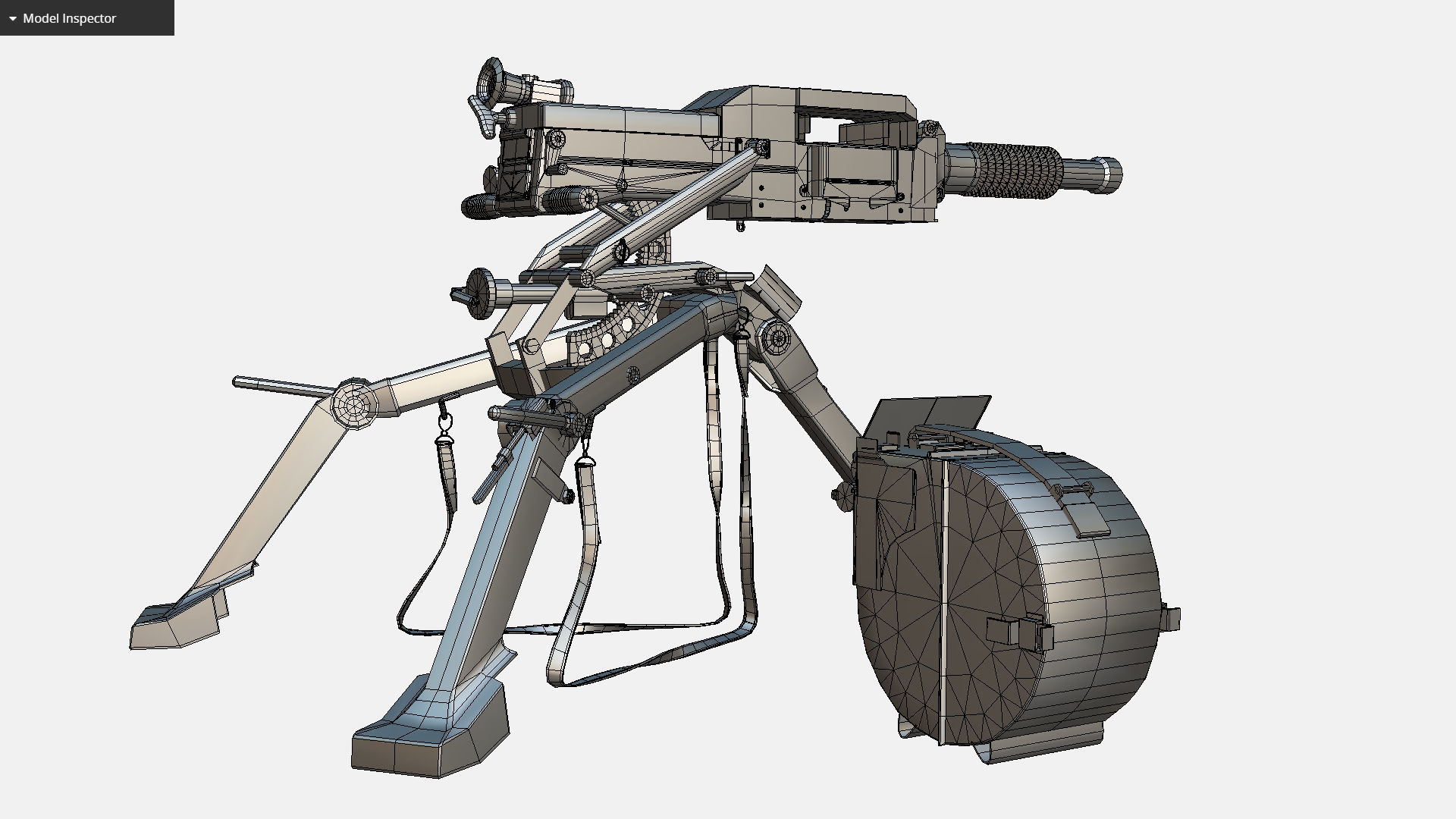 3D model Soviet AGS-17 Plamya automatic Grenade Launcher VR / AR / low-poly | CGTrader