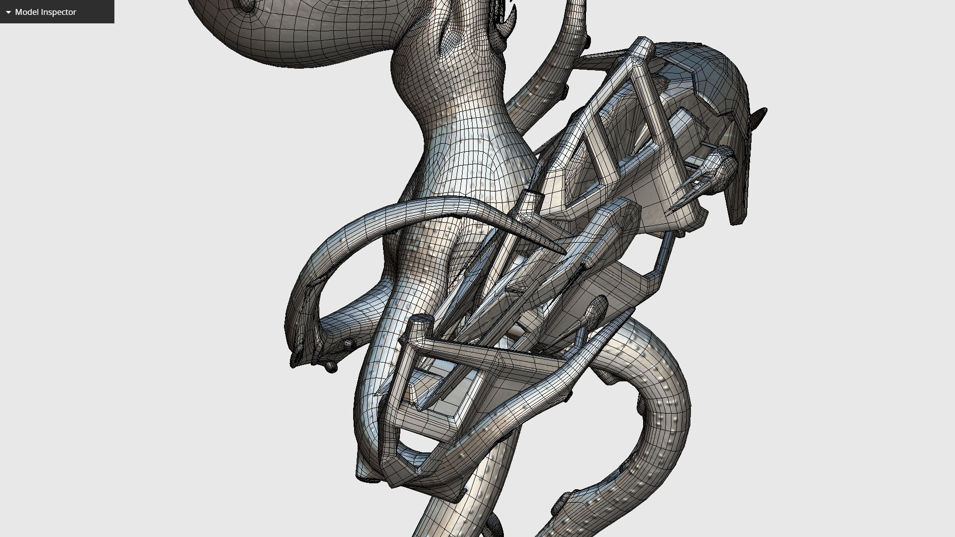 Skined Octopus Soldier with Big Laser Gun 3D model rigged | CGTrader